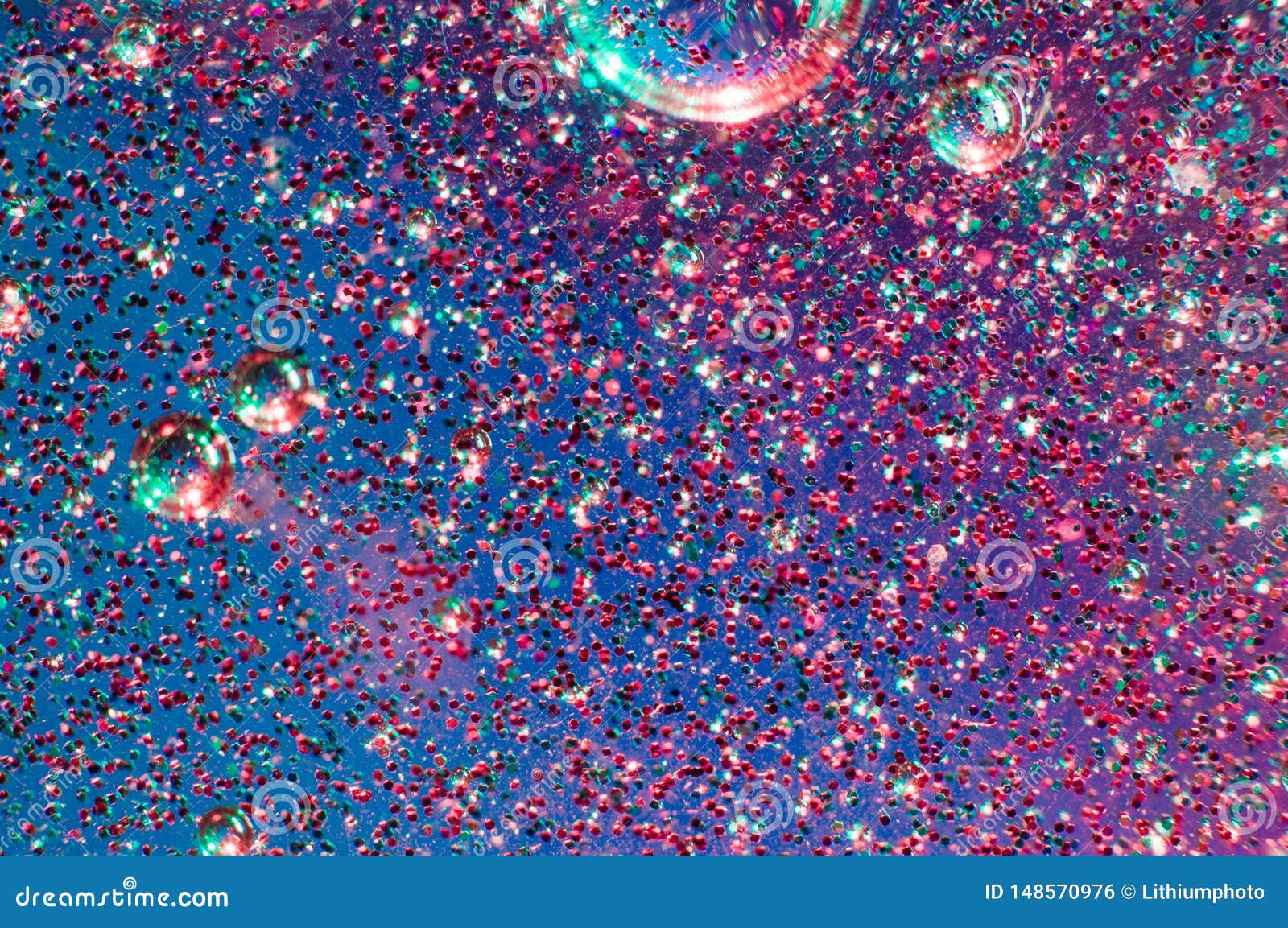 Neon Slime with Glittering Particles Stock Photo - Image of macro ...