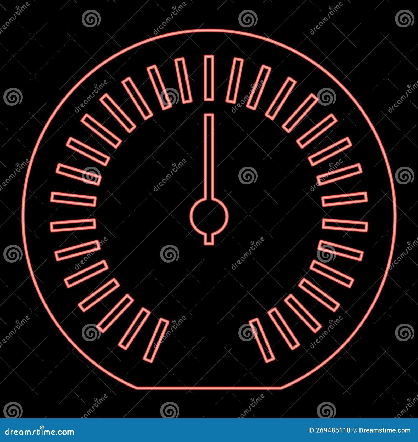 Speed Counter With Arrow Symbol Set. Vector | CartoonDealer.com #257587798