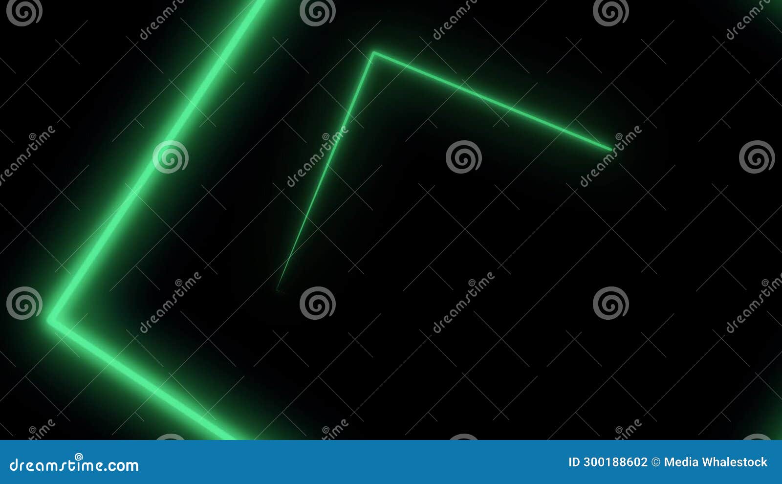 Neon Square Loop Background. Abstract Background with Neon Squares ...