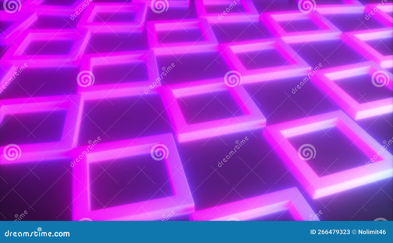 Neon squares stock illustration. Illustration of frame - 266479323
