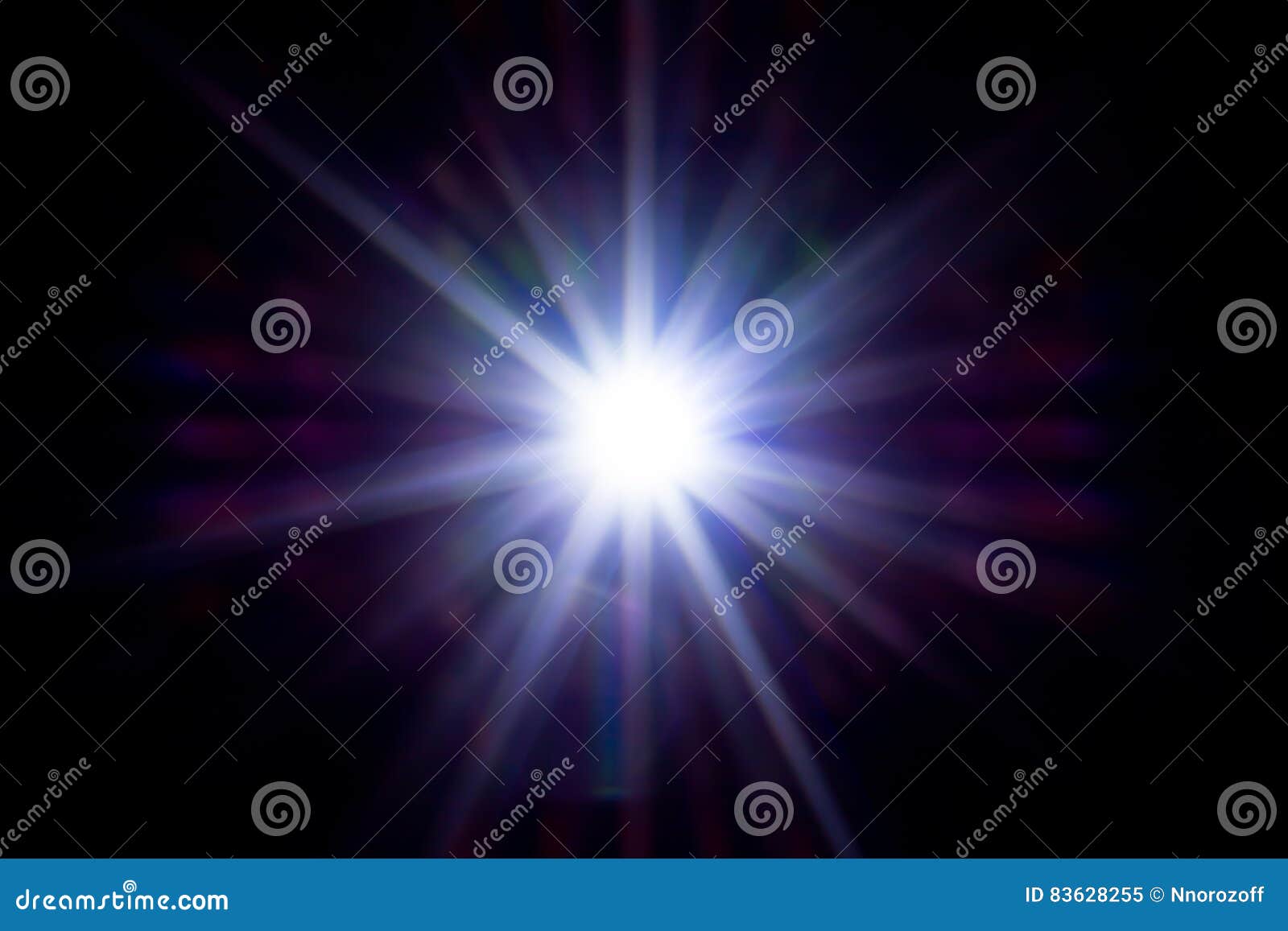 Neon star many rays stock illustration. Illustration of rays - 83628255