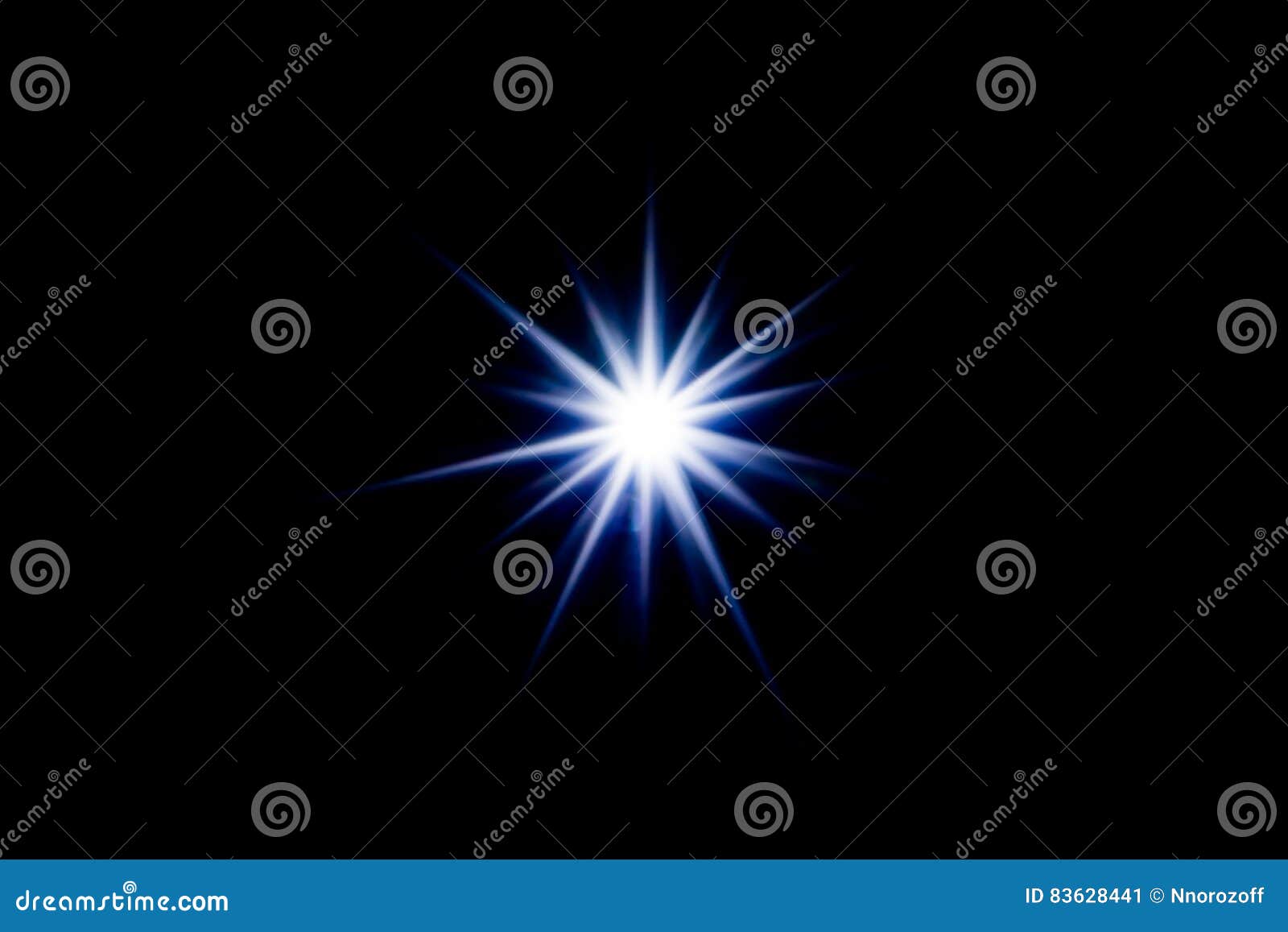 Neon star many rays stock illustration. Illustration of black - 83628441