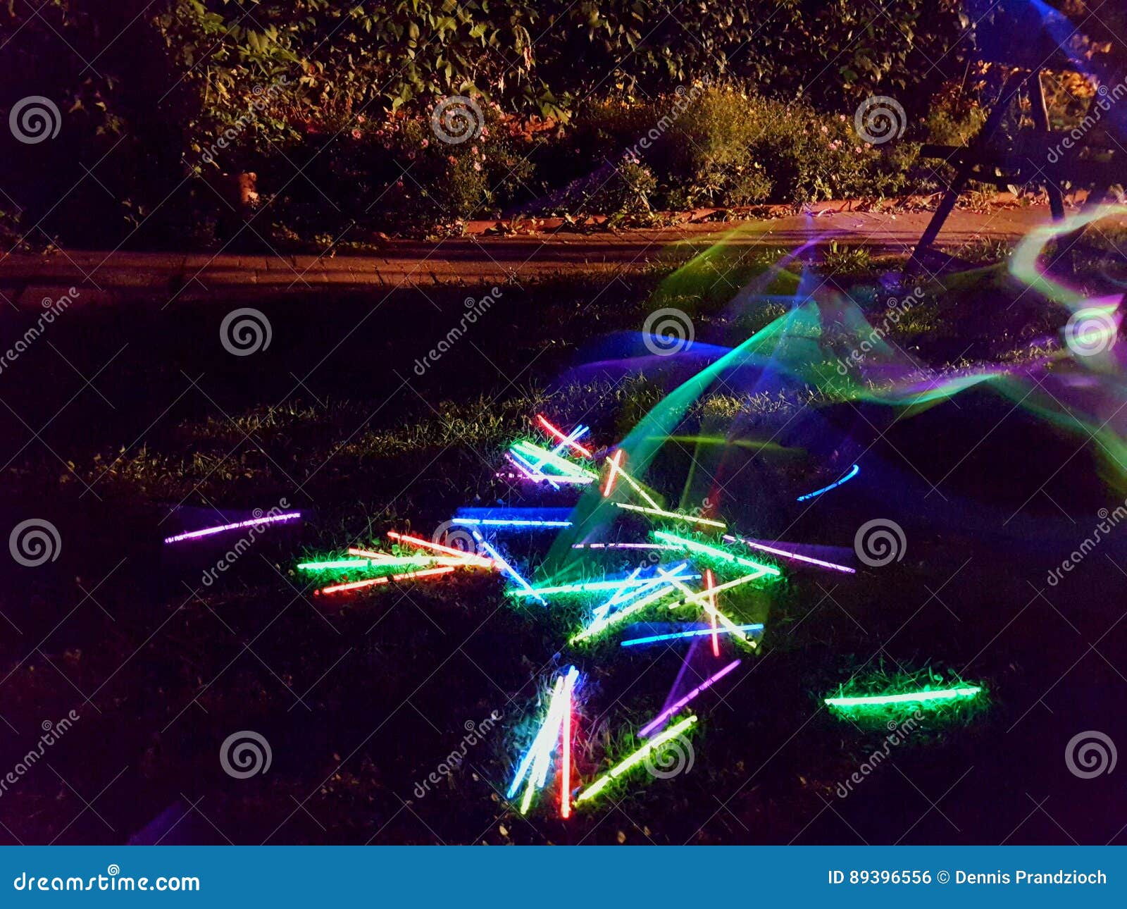Neon Sticks stock photo. Image of colours, sticks, shining - 89396556