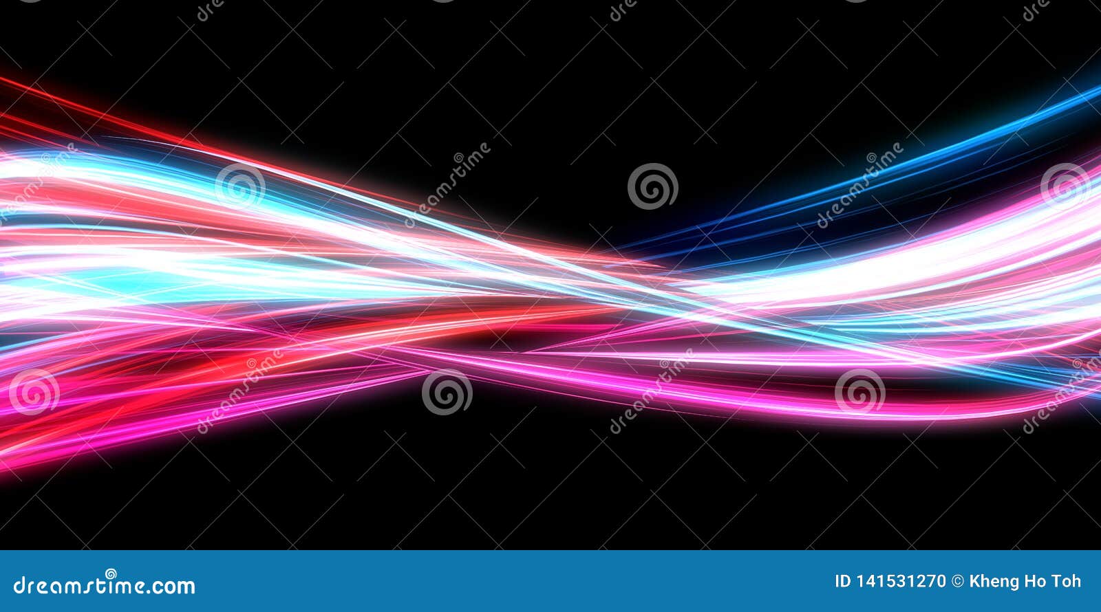Neon Streaks stock illustration. Illustration of motion - 141531270