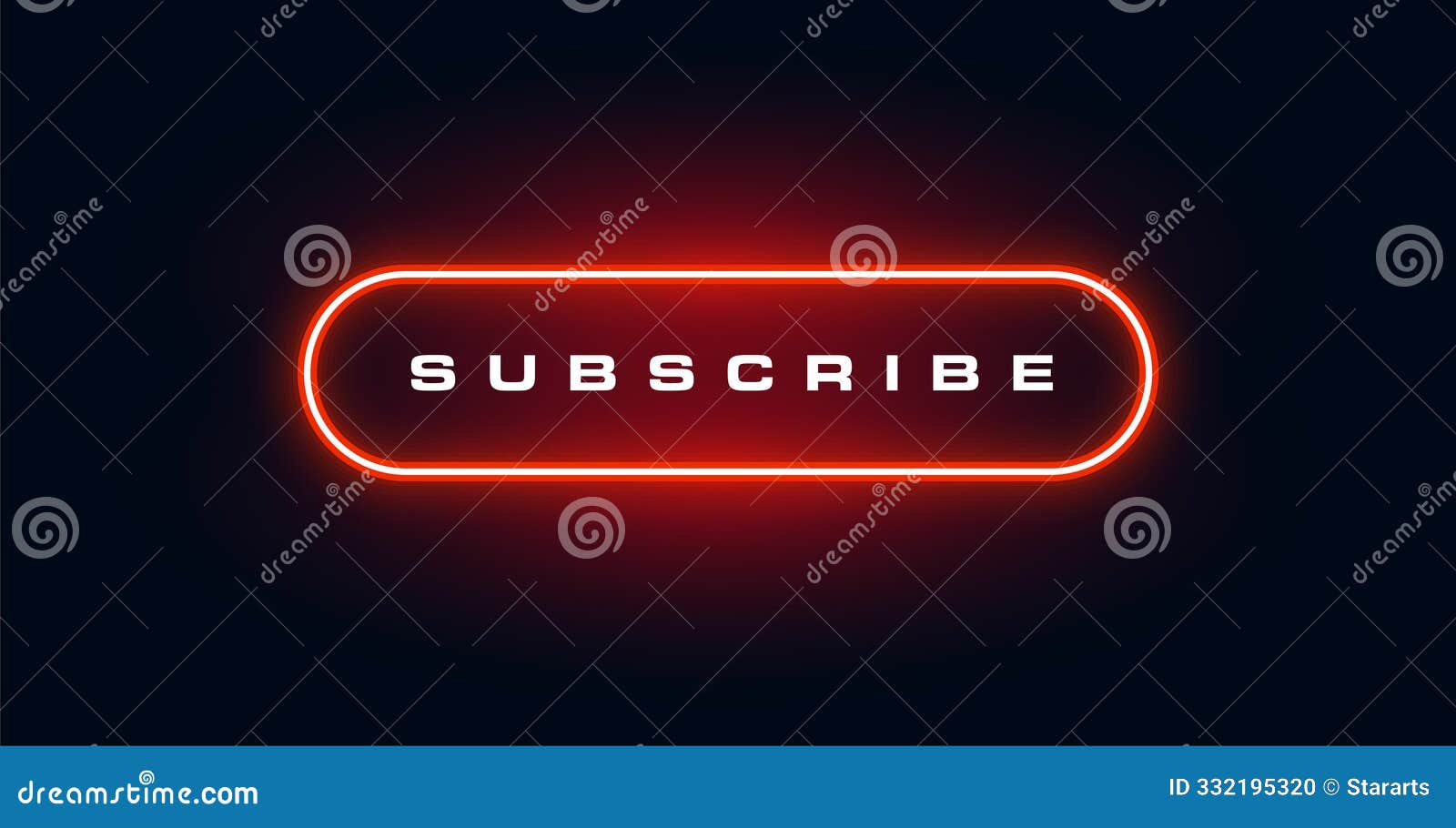 Neon Style Web Subscribe Button Icon Design Stock Illustration ...