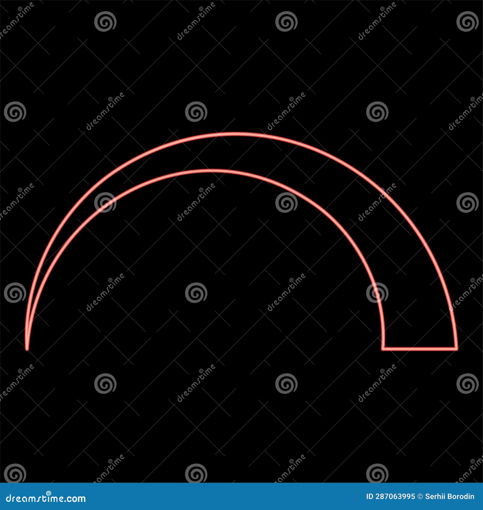 Neon Symbol Regulation Handle Variation Value Regulating Sign Regulate ...