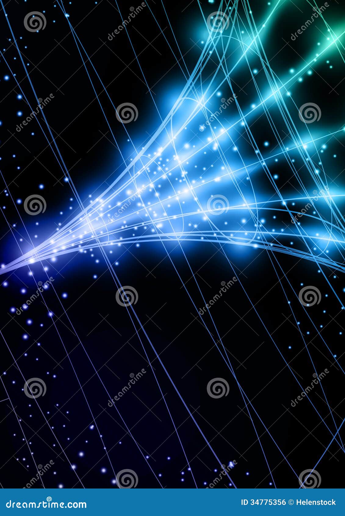 Neon Technology Background. Stock Illustration - Illustration of energy ...