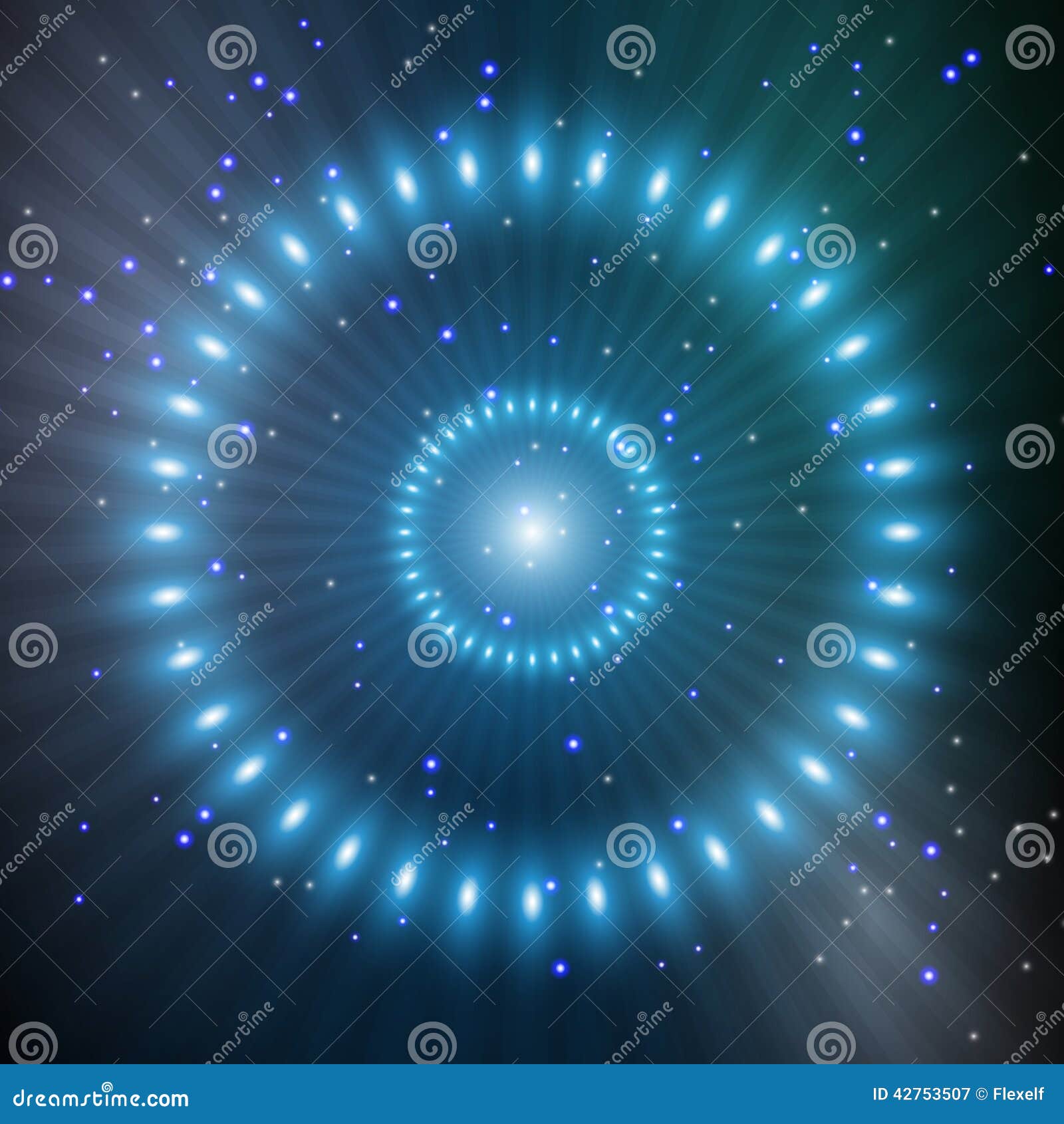 Neon teleport stock vector. Illustration of circle, emblem - 42753507