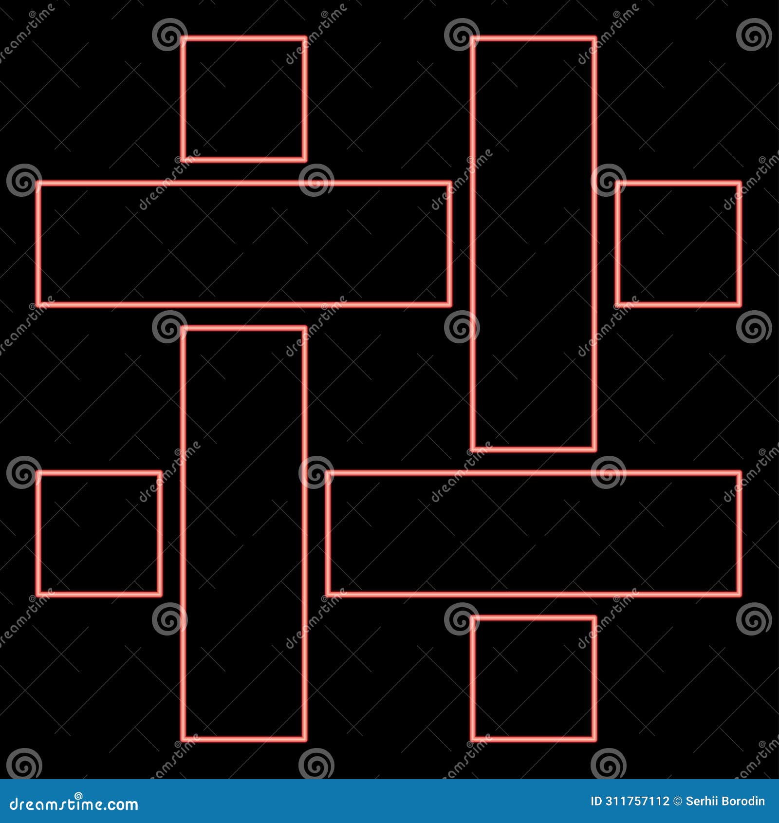 Neon Textile Fabric Linen Texture Weaved Red Color Vector Illustration ...