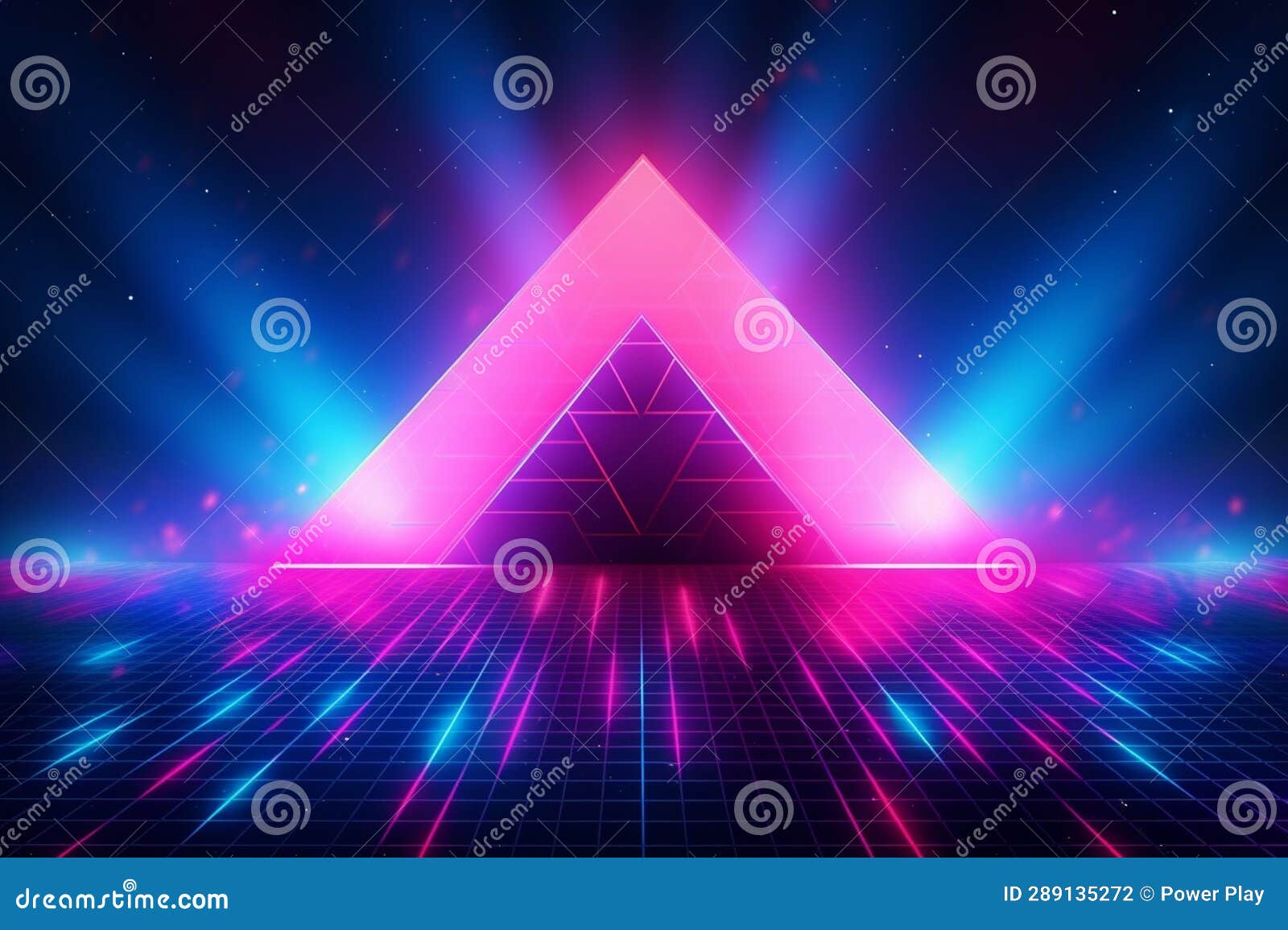 Futuristneon Triangle Stock Illustrations – 1 Futuristneon Triangle ...