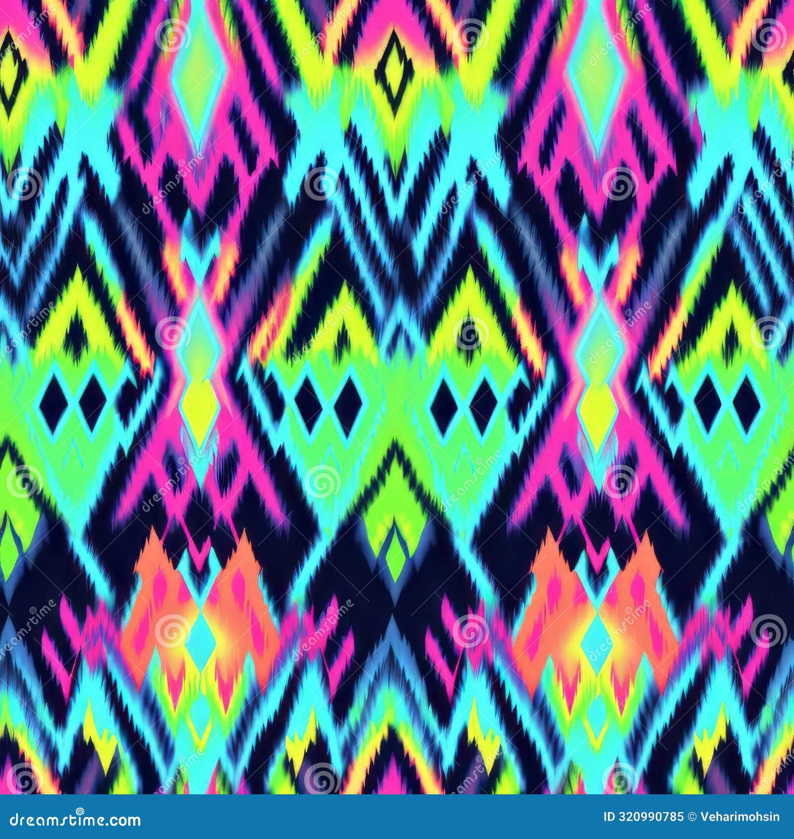 Neon Tribal Blue Flames, Sticker On The Hood. Car Bike Vehicle Graphics ...