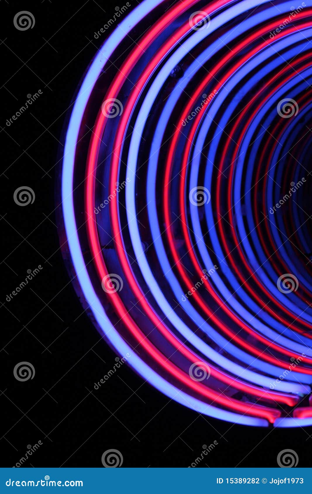 Neon Tube Abstract Shape Background Stock Illustration - Illustration ...