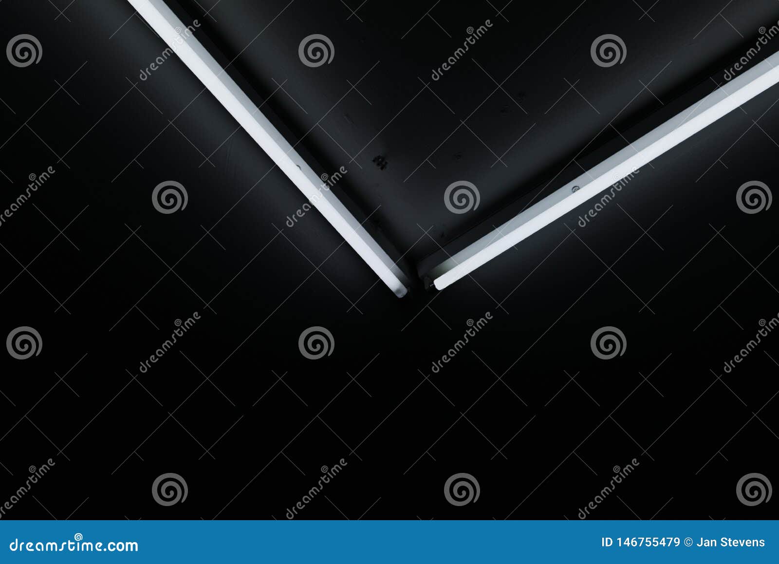 Neon tubes in a V-shape stock image. Image of architecture - 146755479