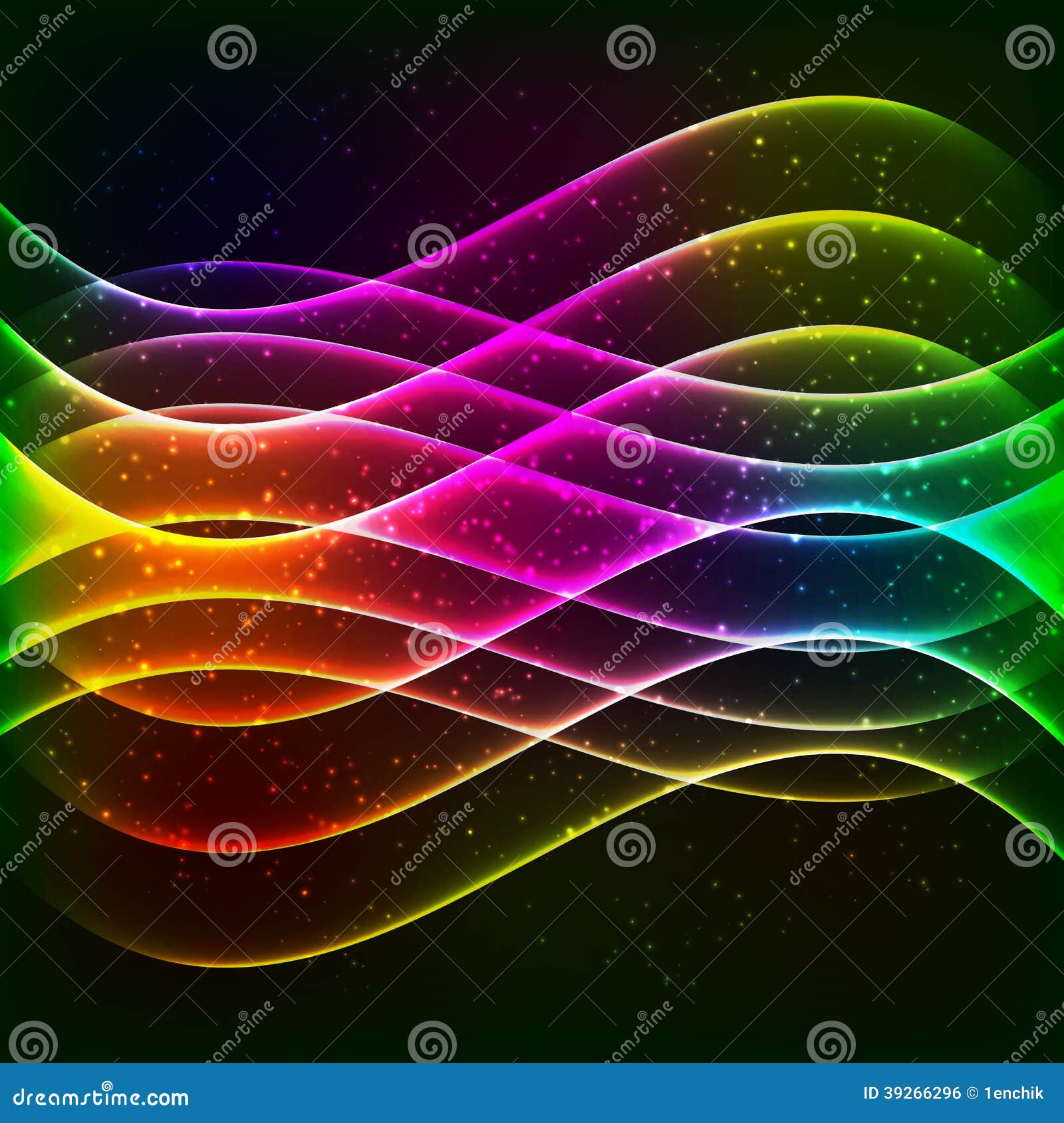 Neon vector equalizer wave stock vector. Illustration of soundtrack ...