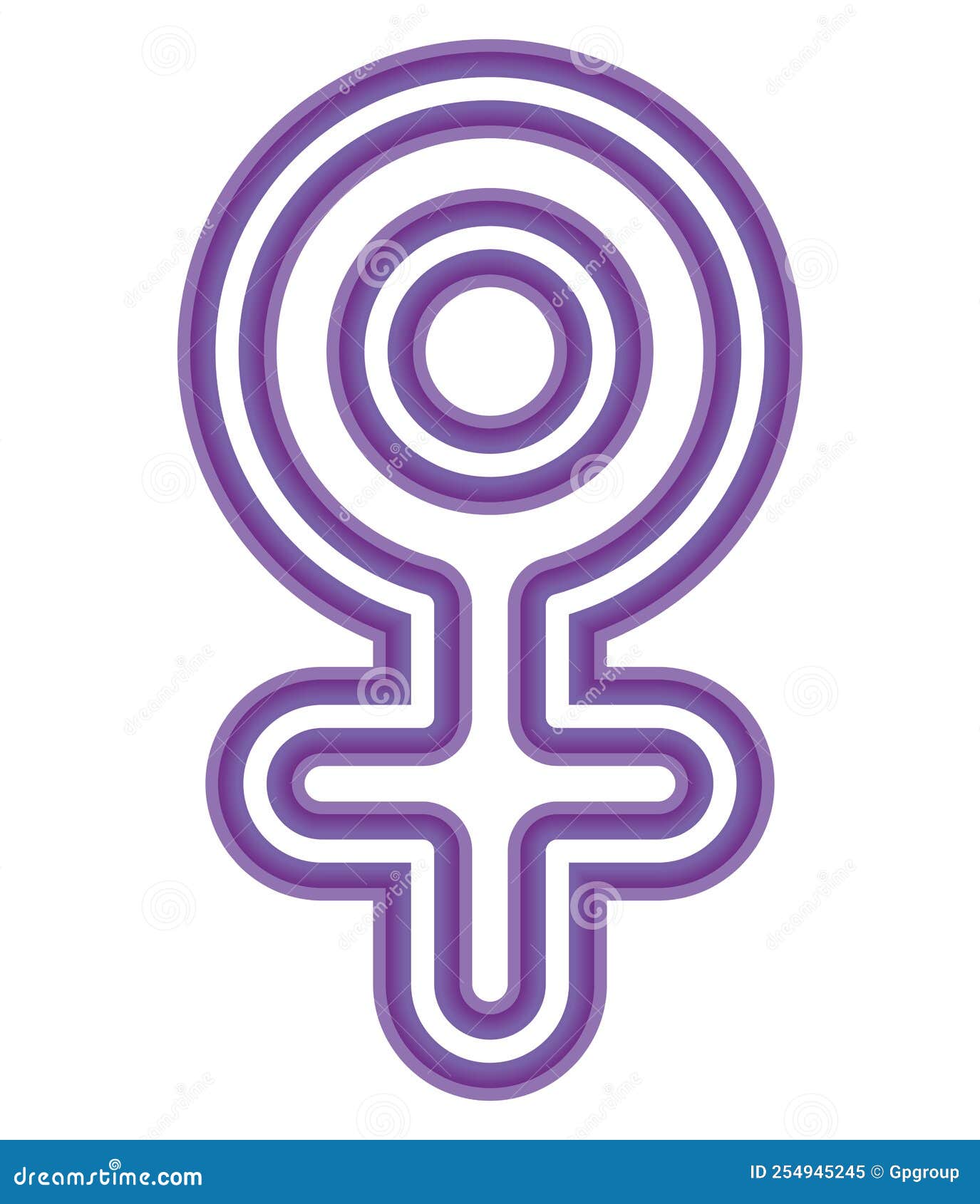 Neon venus design stock vector. Illustration of sexual - 254945245