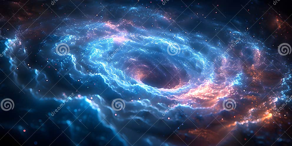 Neon Void: a Digital Canvas of Swirling Patterns and Gradient Effects ...