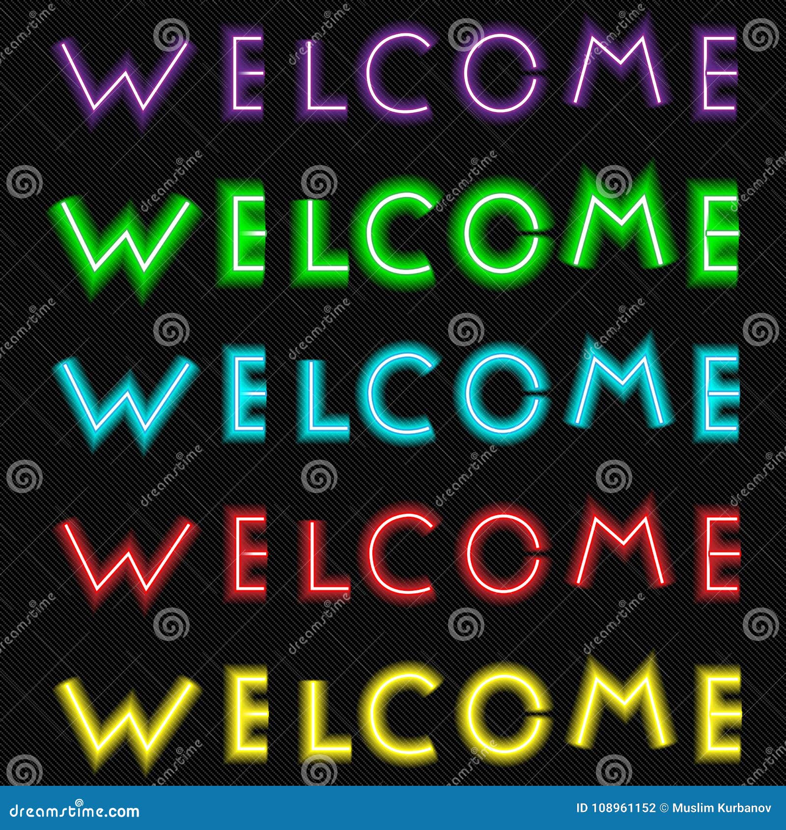 Neon Cursive Alphabet Font. Red Color Lowercase And Uppercase Bright ...