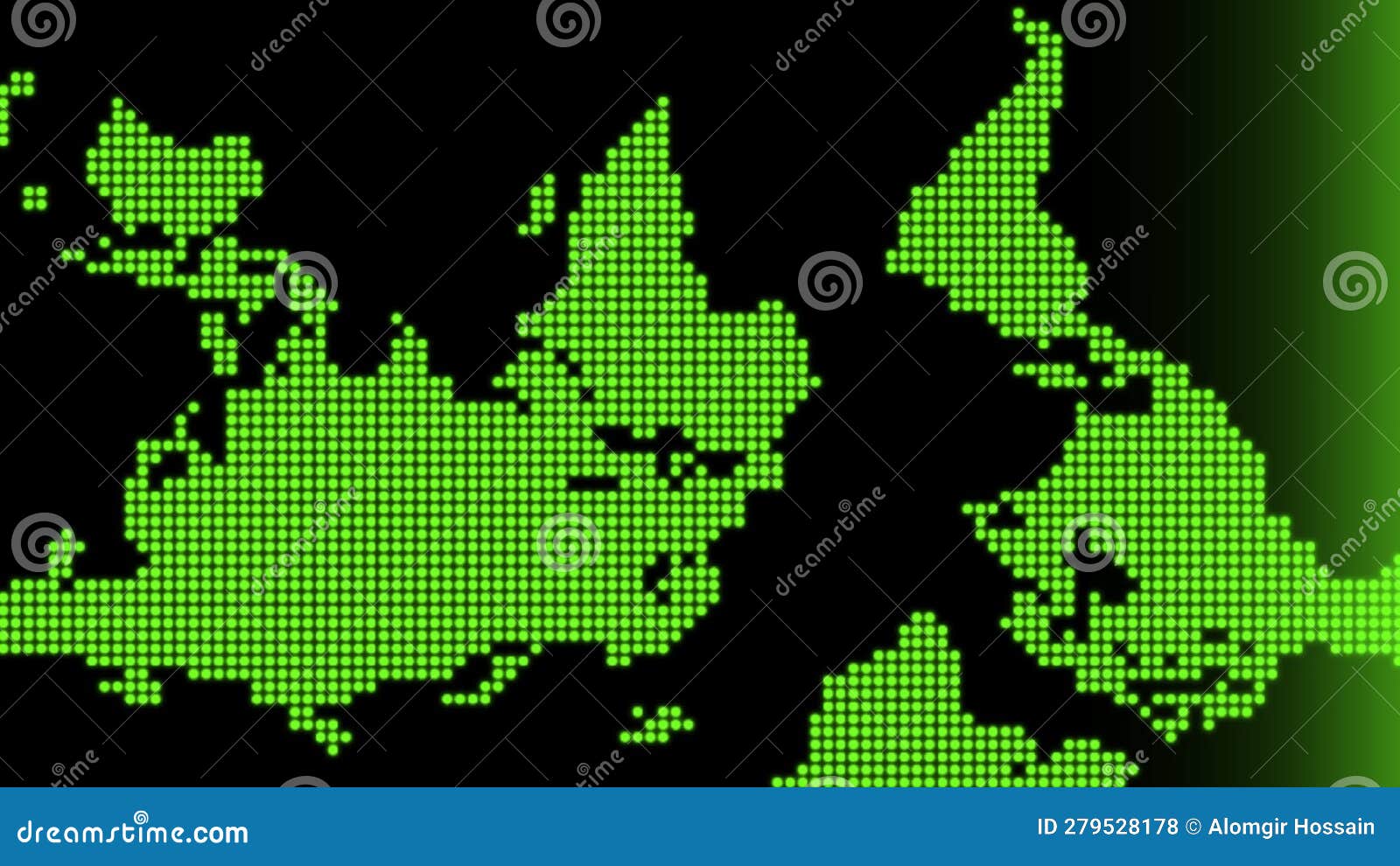 Neon World Map Earth Map Loop Animation Video Transparent Background ...