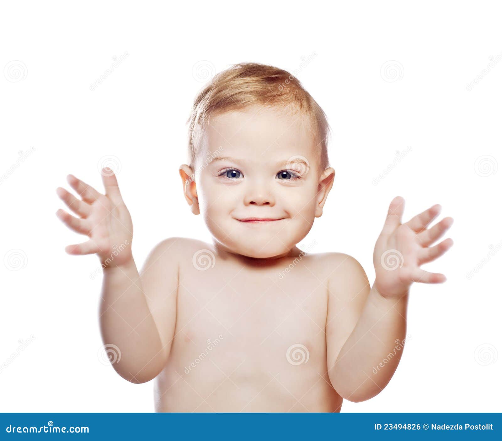 Neonato d'applauso fotografia stock. Immagine di persona - 23494826