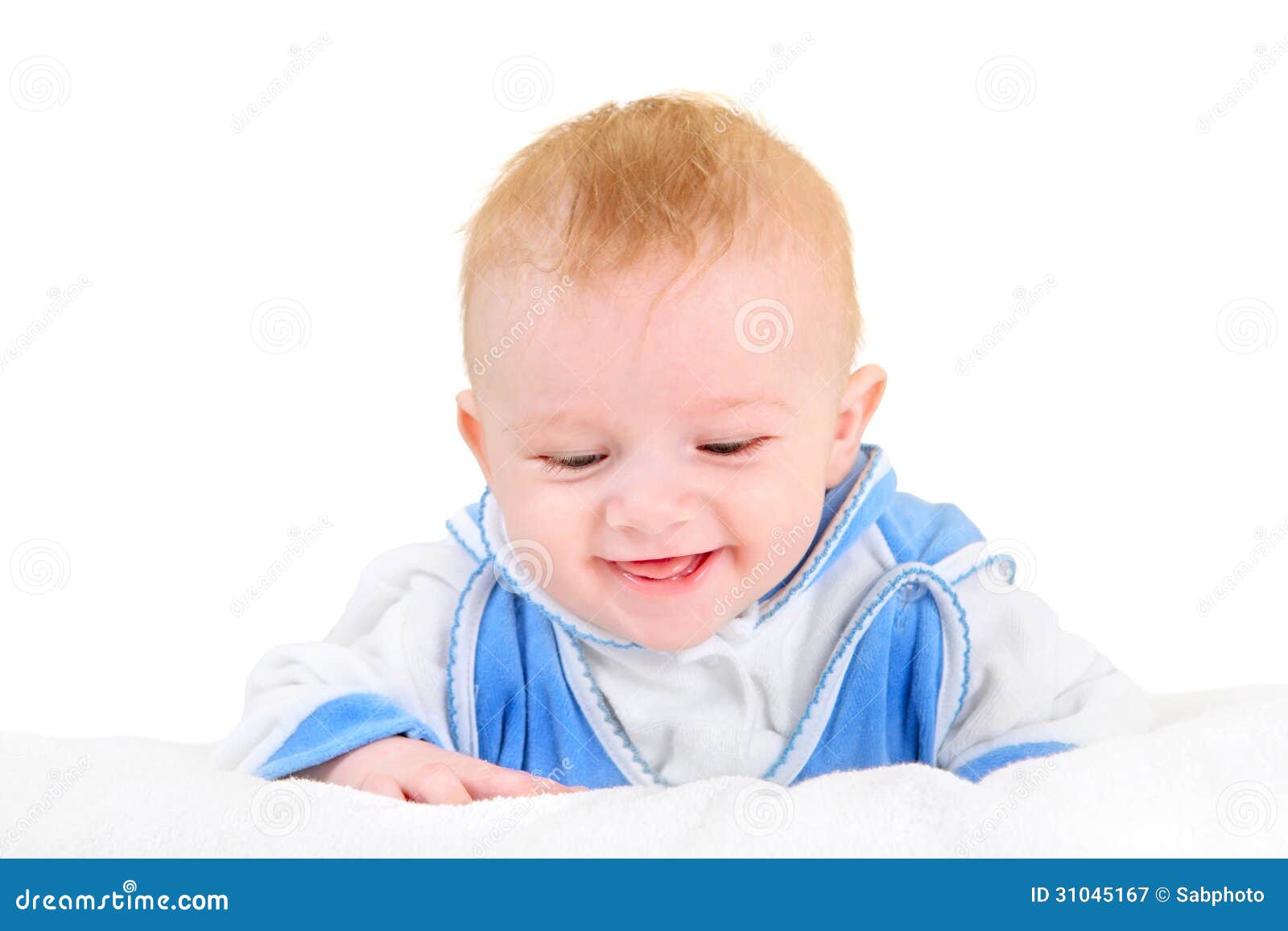 Neonato felice immagine stock. Immagine di caucasico - 31045167