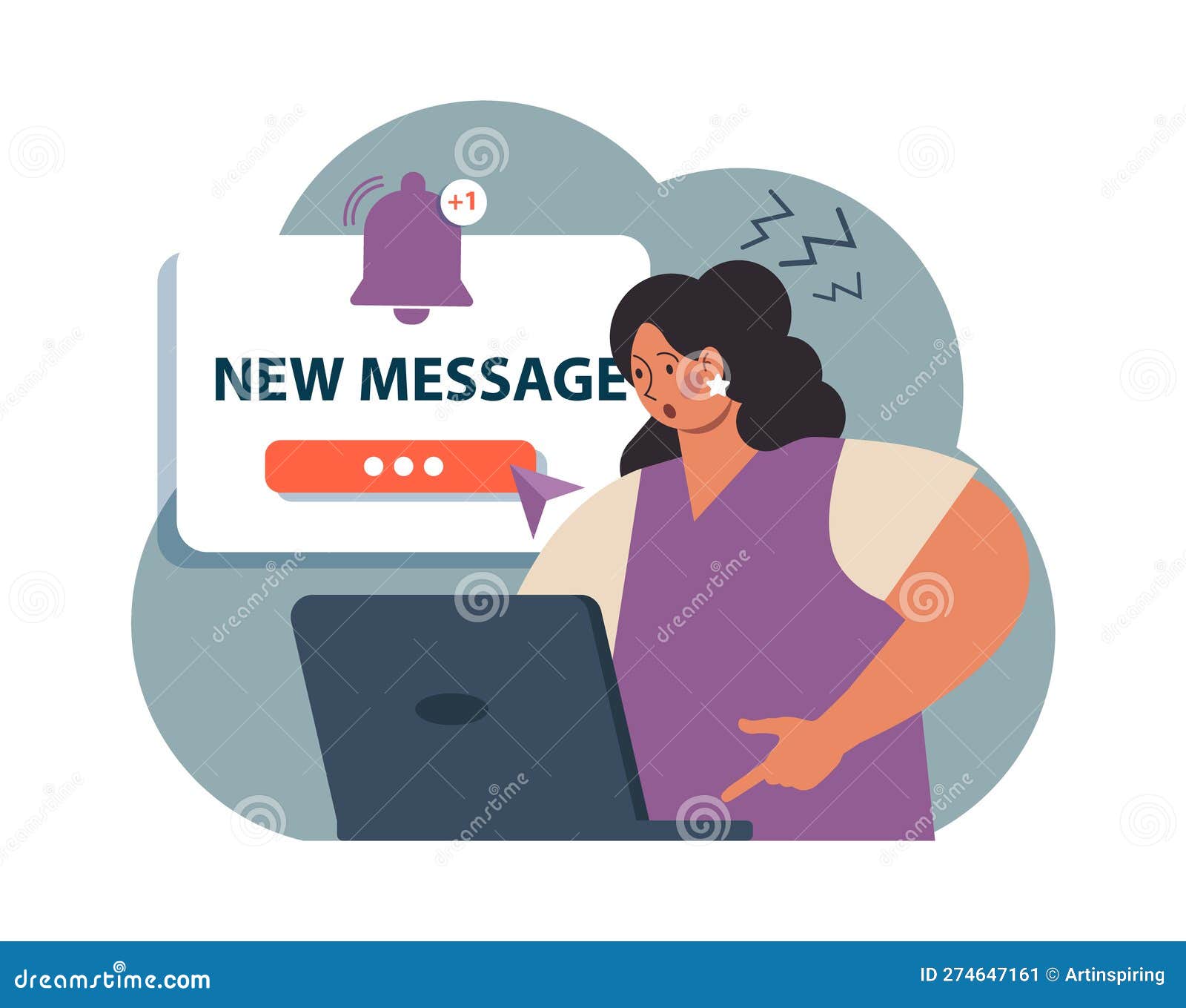 Neophobia, Fear of Anything New. Fixed Mindset, Negative Emotion Stock ...