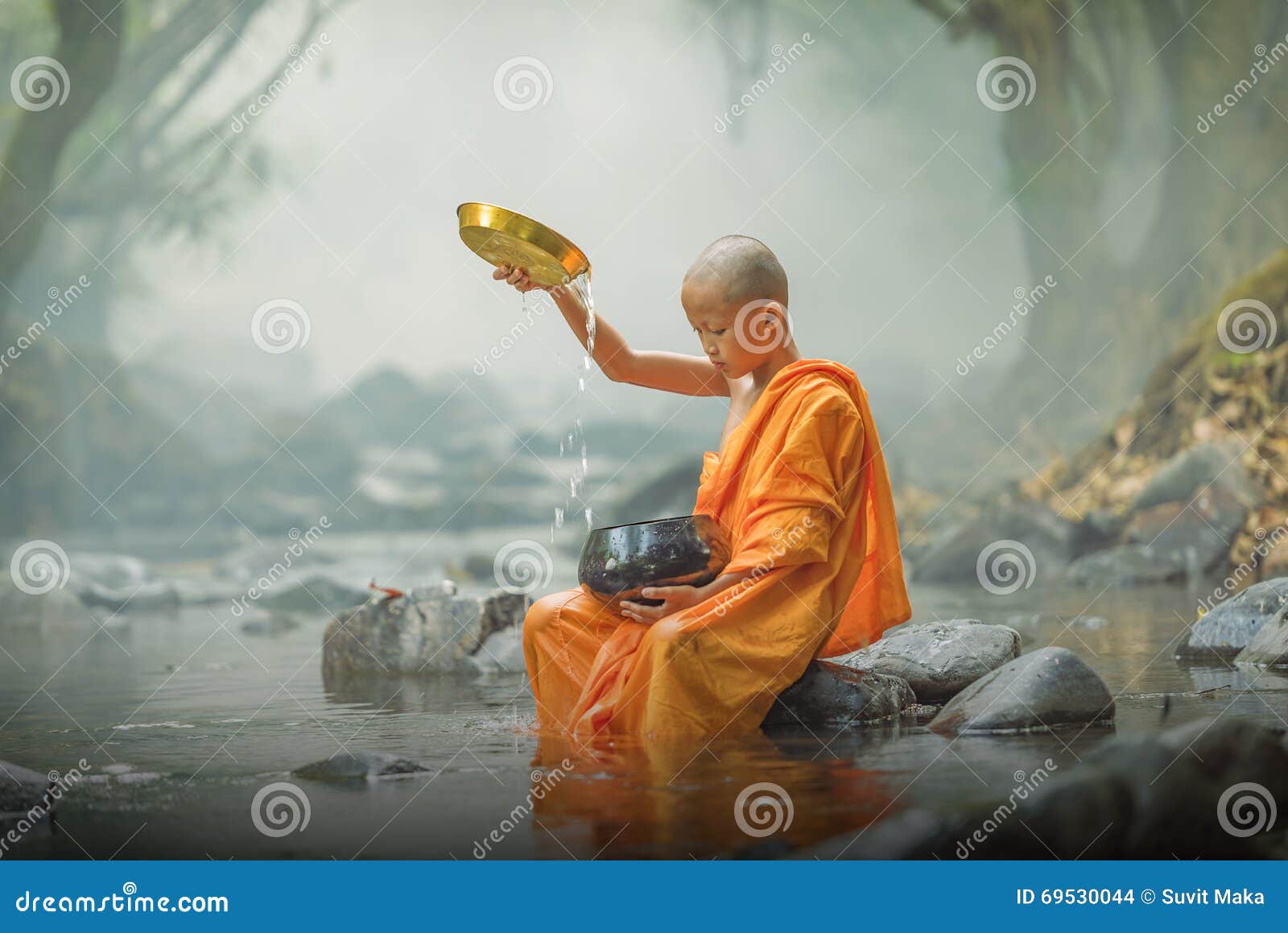 Neophyte stock photo. Image of portrait, ethnic, monastery - 69530044
