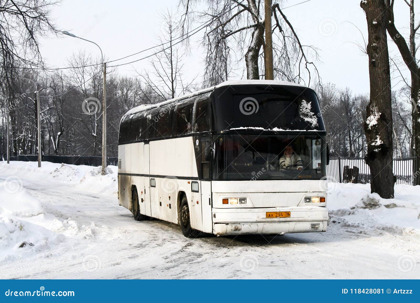 Neoplan N116 Cityliner foto editorial. Imagen de nevoso - 118428081