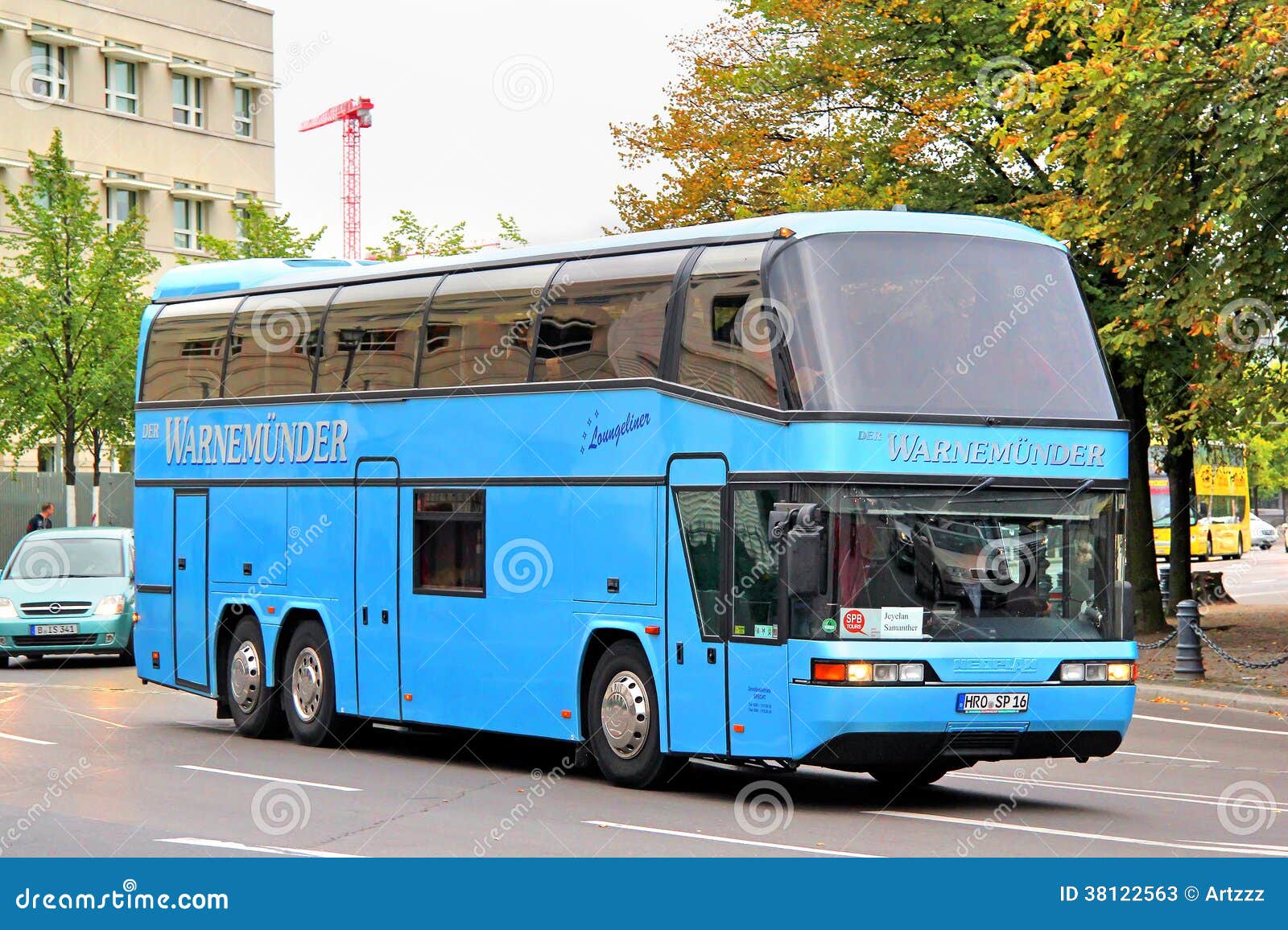 Red Neoplan Coach Bus Editorial Photo | CartoonDealer.com #43232071