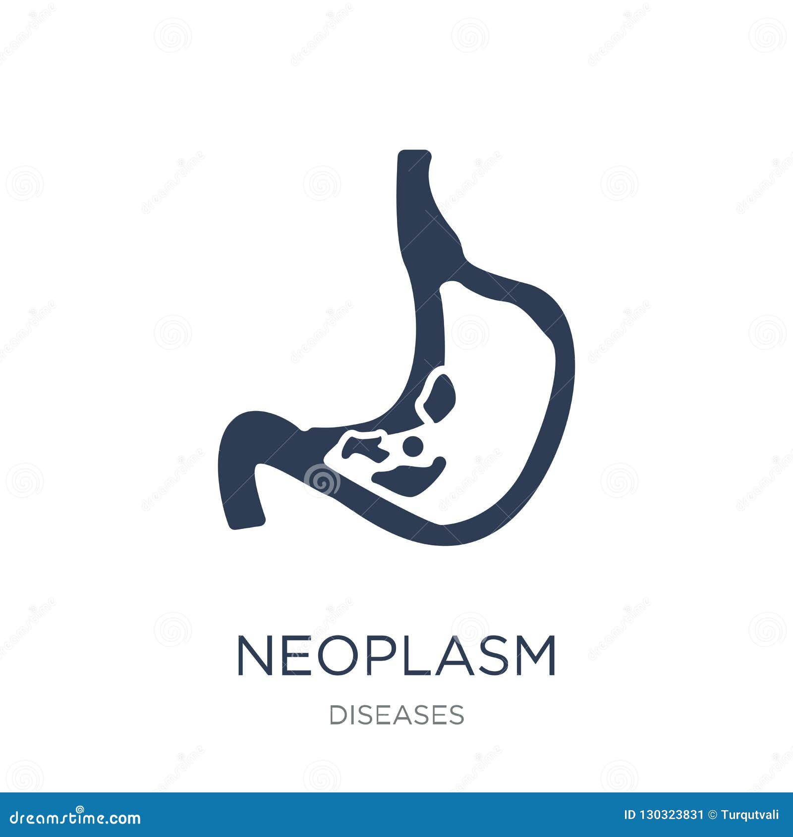 Neoplasm Icon. Trendy Flat Vector Neoplasm Icon On White Background ...