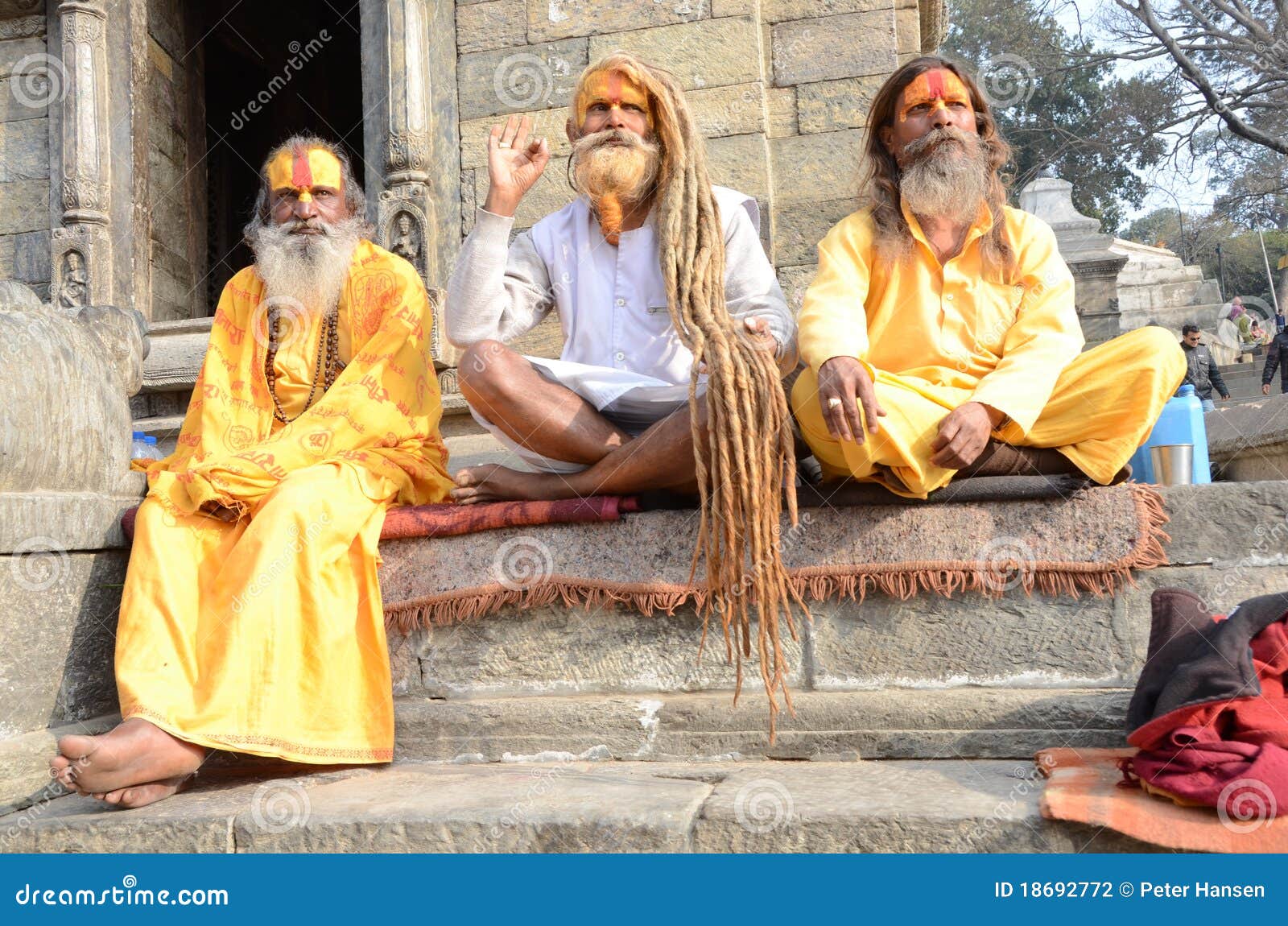 Nepal 2011, Sadhus at a Temple Editorial Photography - Image of asia ...