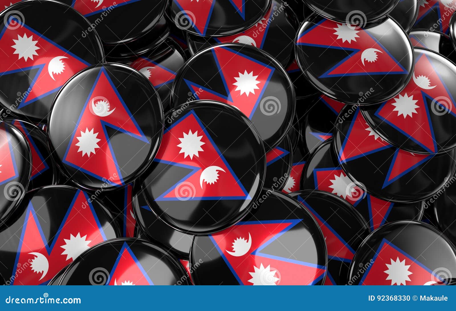 Nepalese Flag. 3D Waving Flag Design. The National Symbol Of Nepal, 3D ...