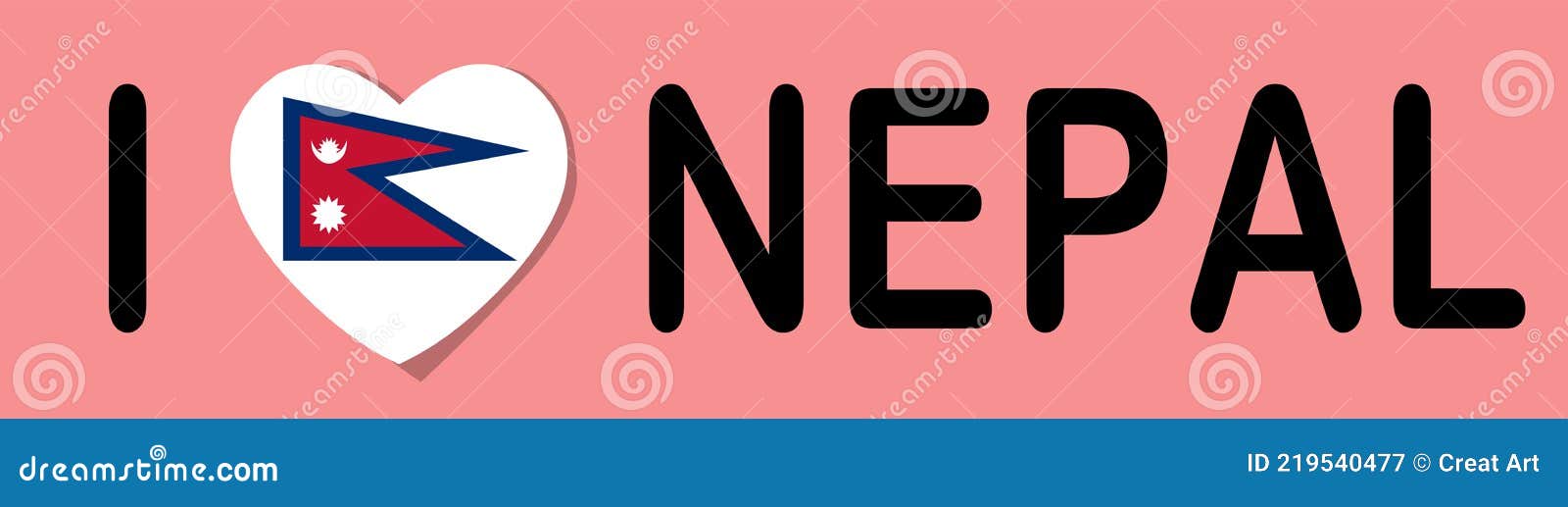 Nepal Flag Vector Set Nepalese Flags Stickers Collection Isolated