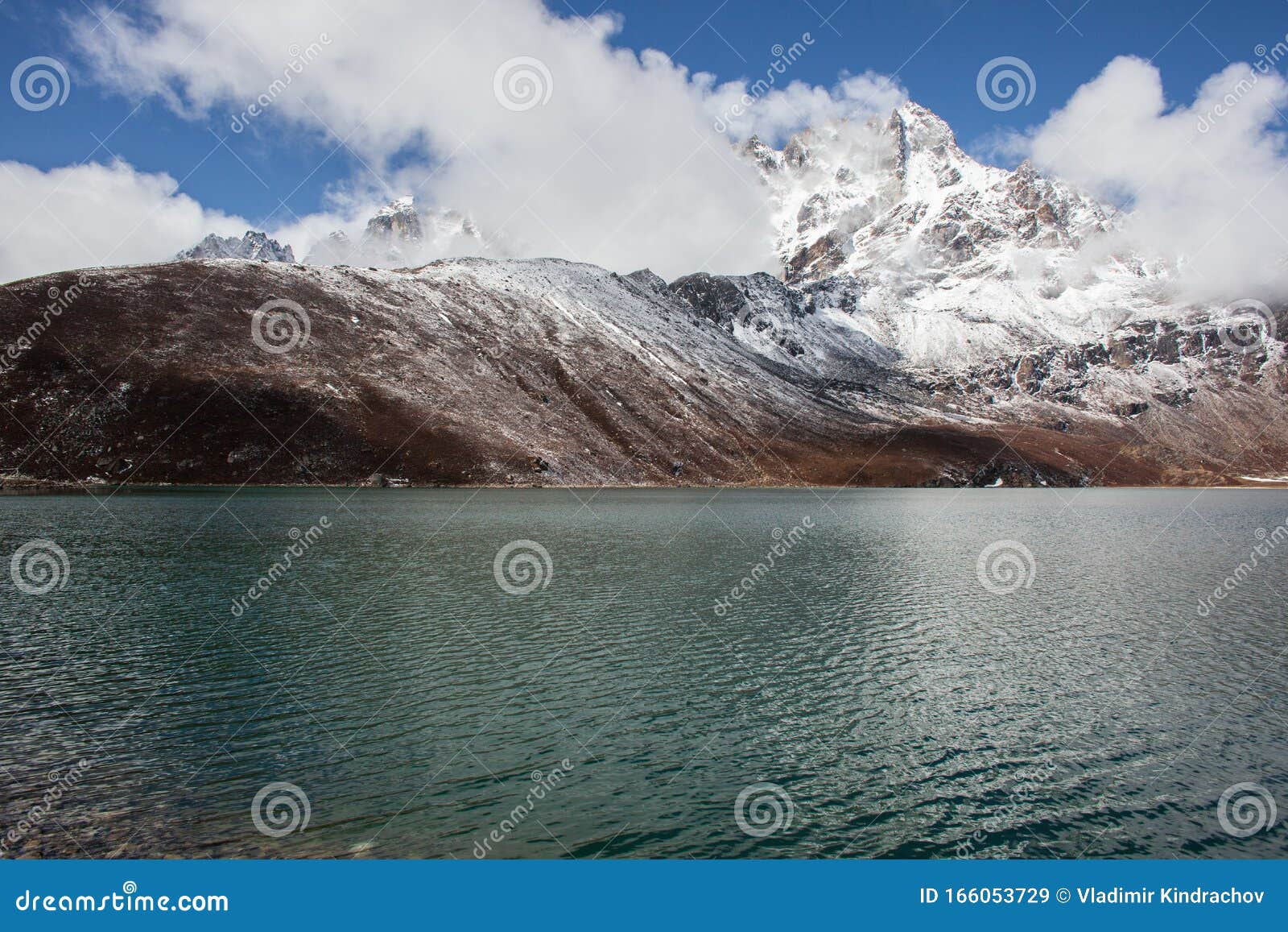 Nepal Hiking Path through Mountain Around Everest Stock Image - Image ...