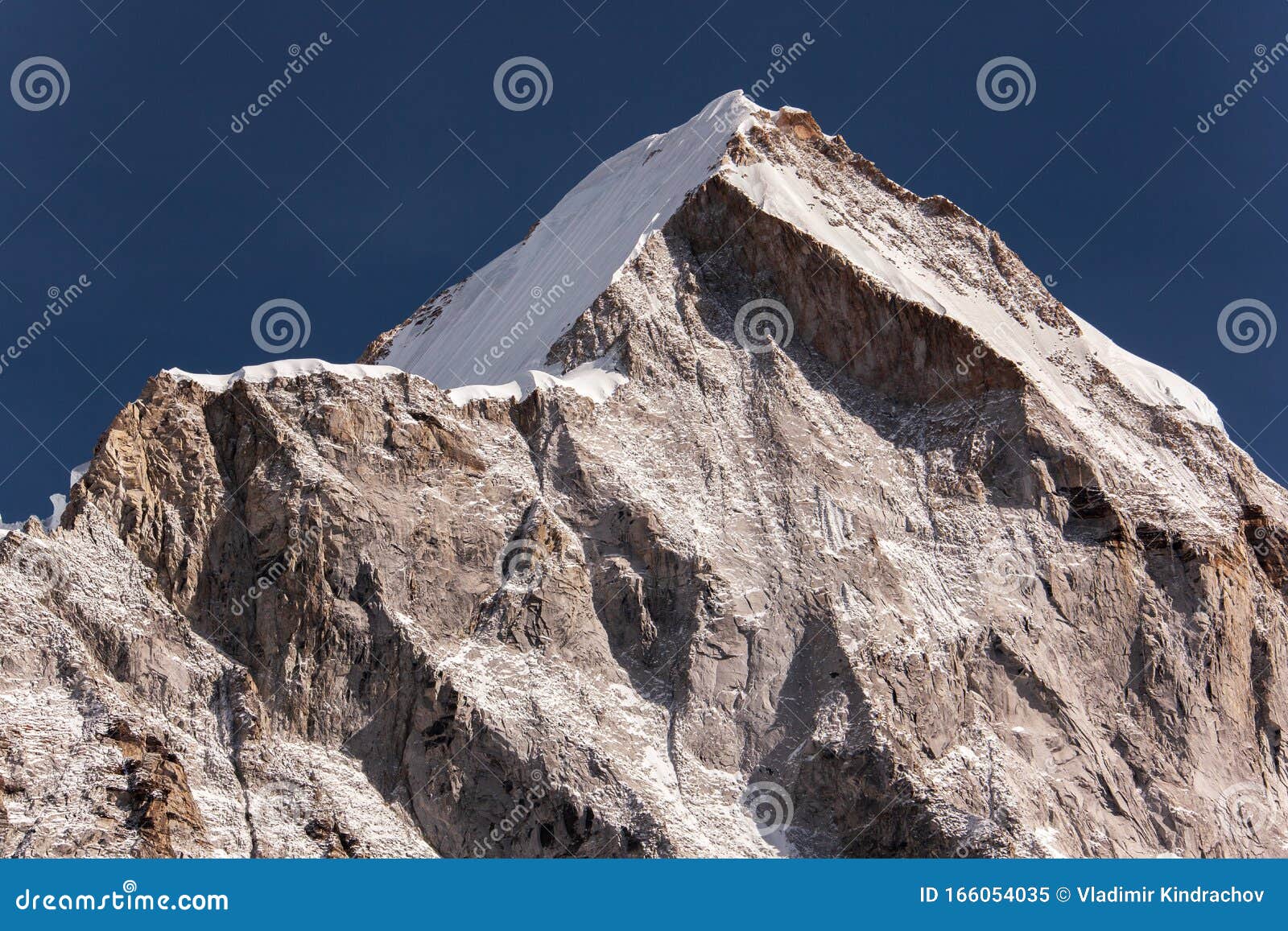 Nepal Hiking Path through Mountain Around Everest Stock Image - Image ...