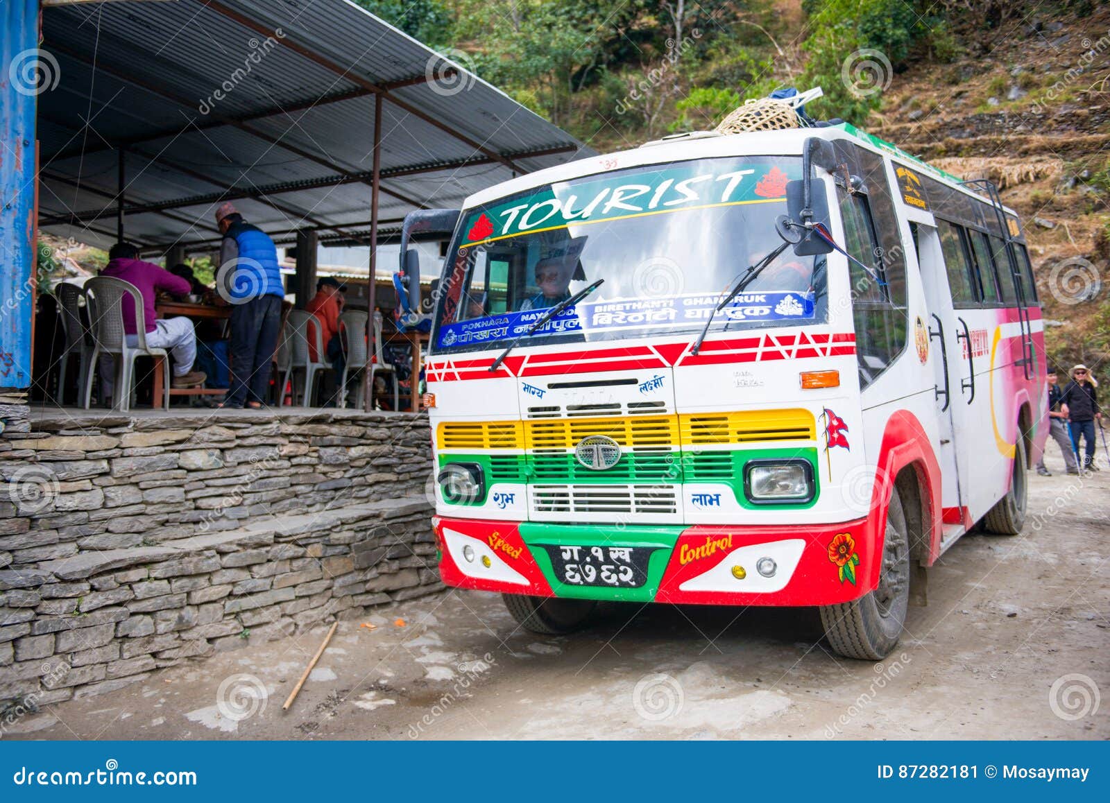 Nepal - 2 January 2017 ::bus Service from Mountain To Town Editorial ...