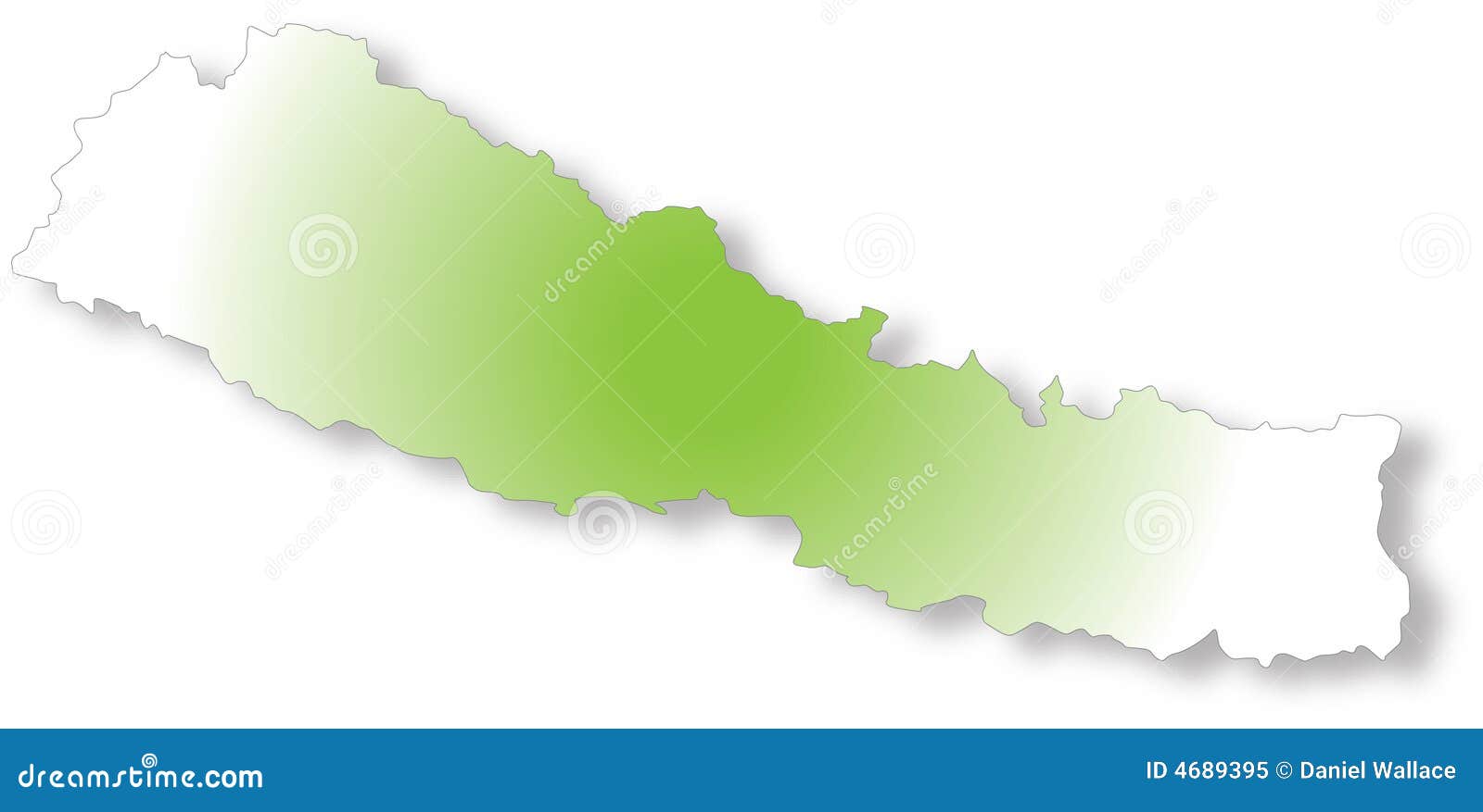 Nepal Map Royalty-Free Stock Photography | CartoonDealer.com #4689395