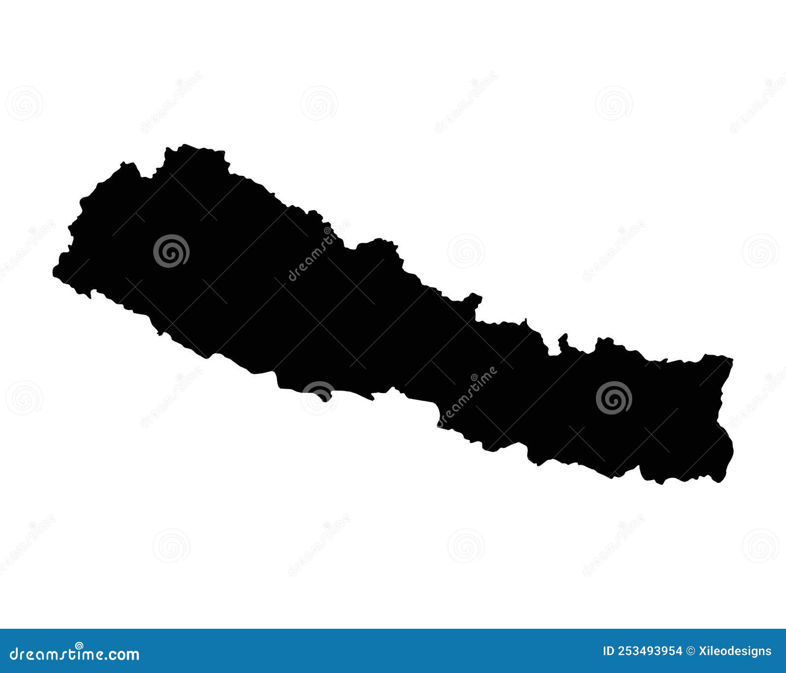 Nepal Map. Nepali Country Map. Black And White Nepalese National Nation ... Nepal Map. Nepali Country Map. Black And White Nepalese National Nation ...