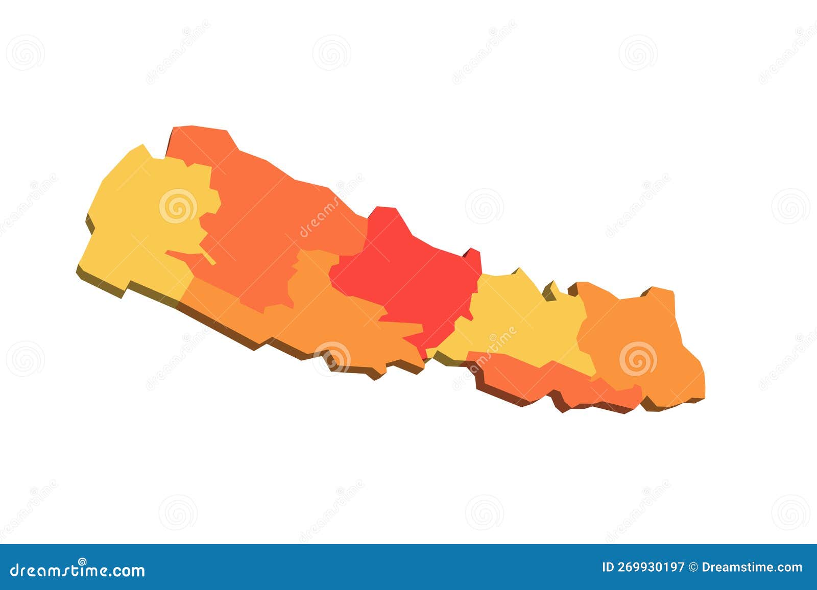 Nepal Political Map of Administrative Divisions Stock Illustration ... Nepal Political Map of Administrative Divisions Stock Illustration ...
