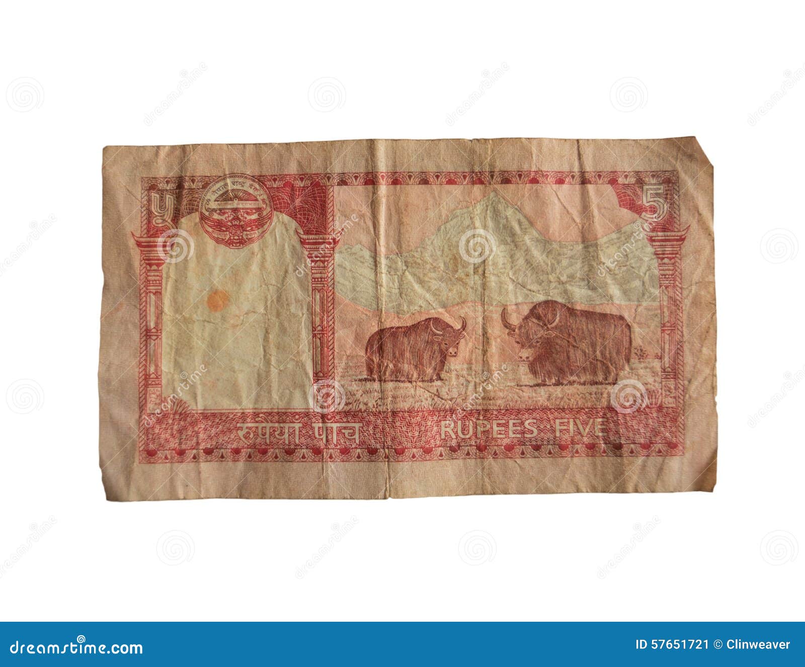 Nepal 5 Rupees Note Stock Photos - Free & Royalty-Free Stock Photos ...