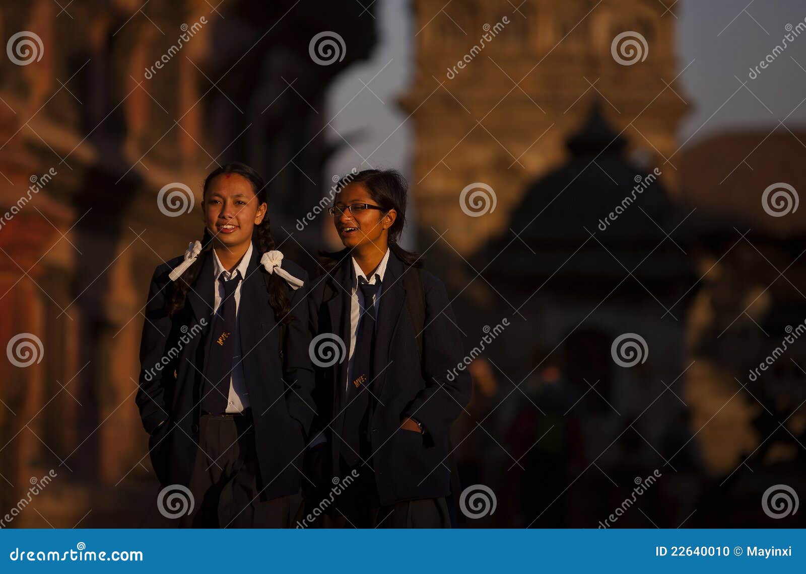 Nepal s school uniform editorial image. Image of neat - 22640010