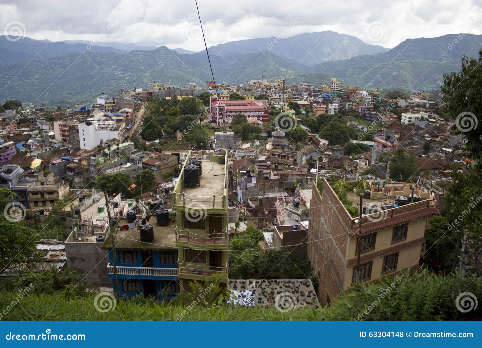 Nepal Tansen Town stock photo. Image of small, nepal - 63304148