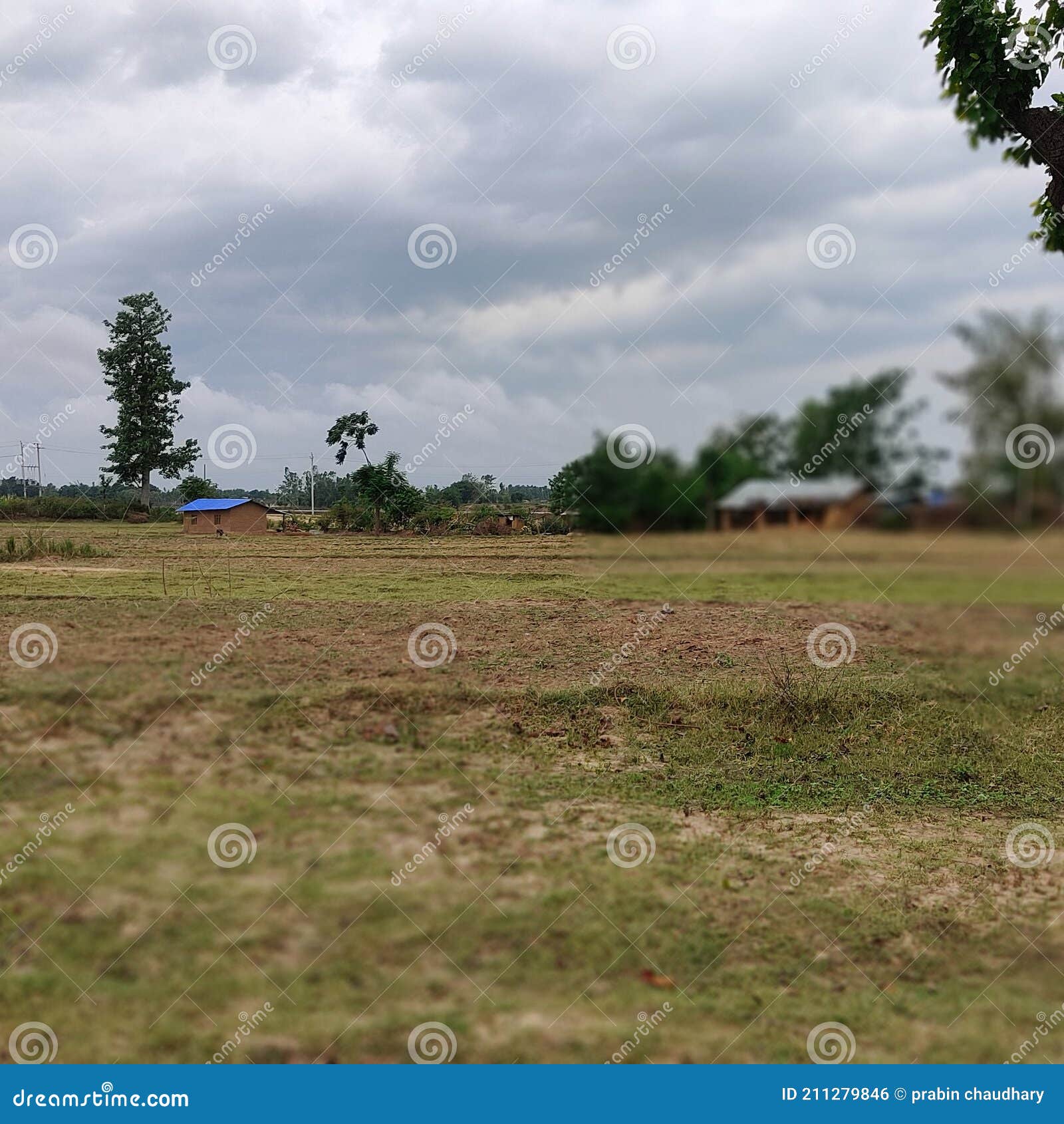 Nepal Terai village stock photo. Image of village, beautiful - 211279846