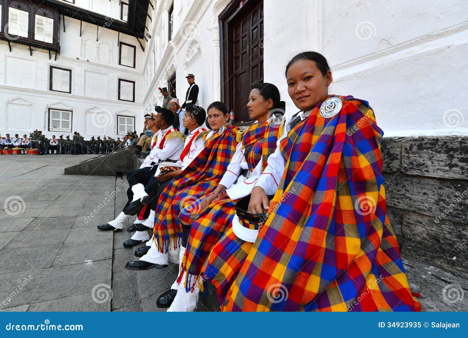 Nepalees Militair Orkest redactionele afbeelding. Image of wacht - 34923935