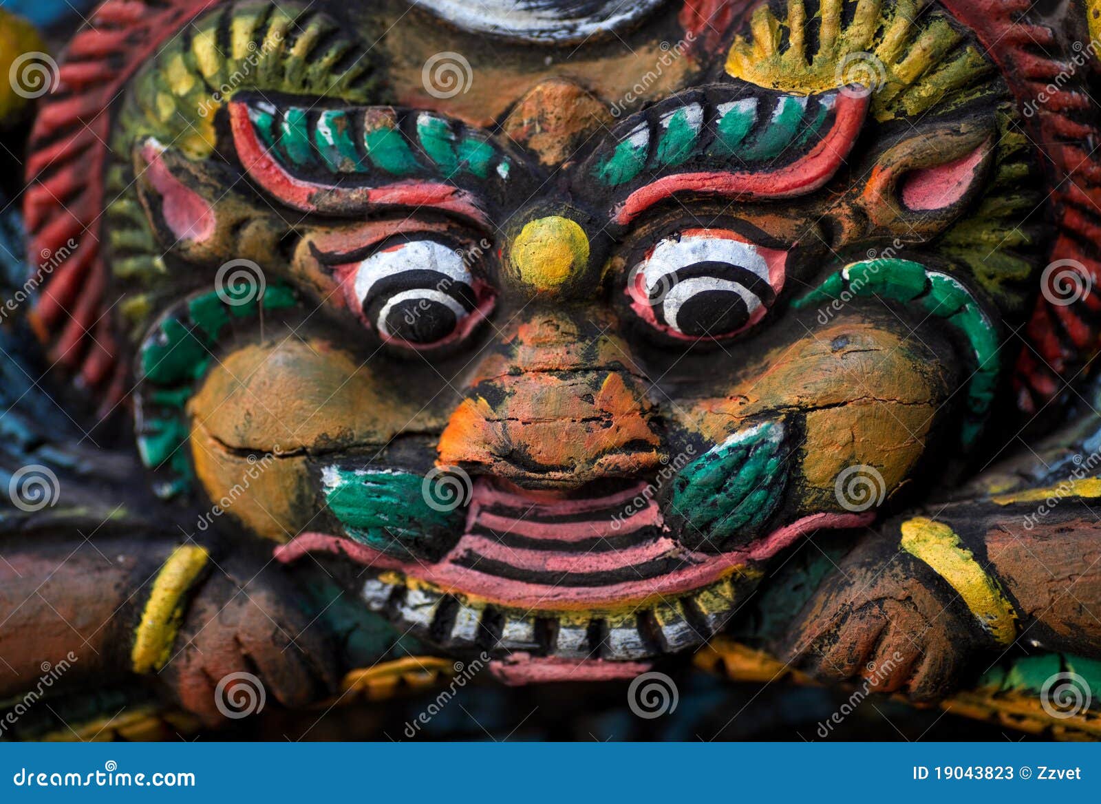 Nepalese Ancient Wooden Carving Stock Image - Image of decorated ...