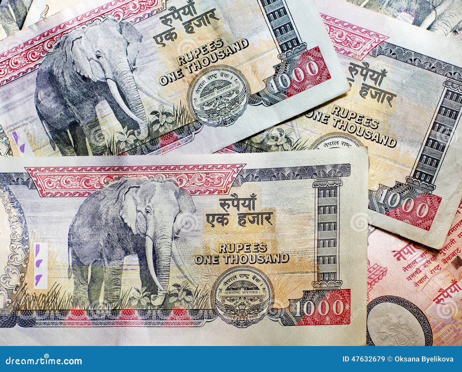 Nepalese banknotes stock image. Image of cash, bill, government - 47632679