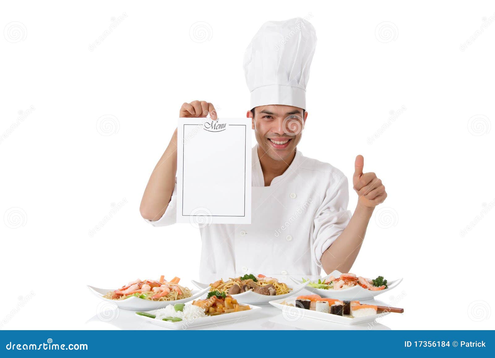 Chef Showing Menu List Stock Photos - Free & Royalty-Free Stock Photos ...