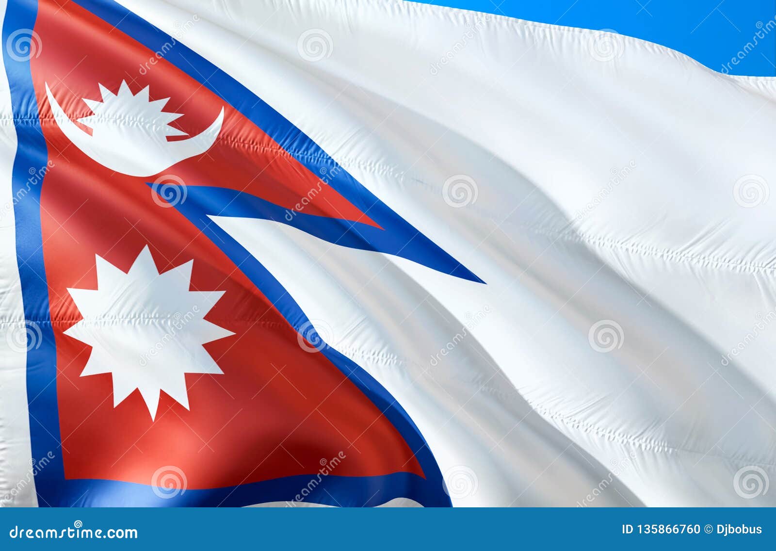 Nepalese Flag. 3D Waving Flag Design. The National Symbol Of Nepal, 3D ... Nepalese Flag. 3D Waving Flag Design. The National Symbol Of Nepal, 3D ...