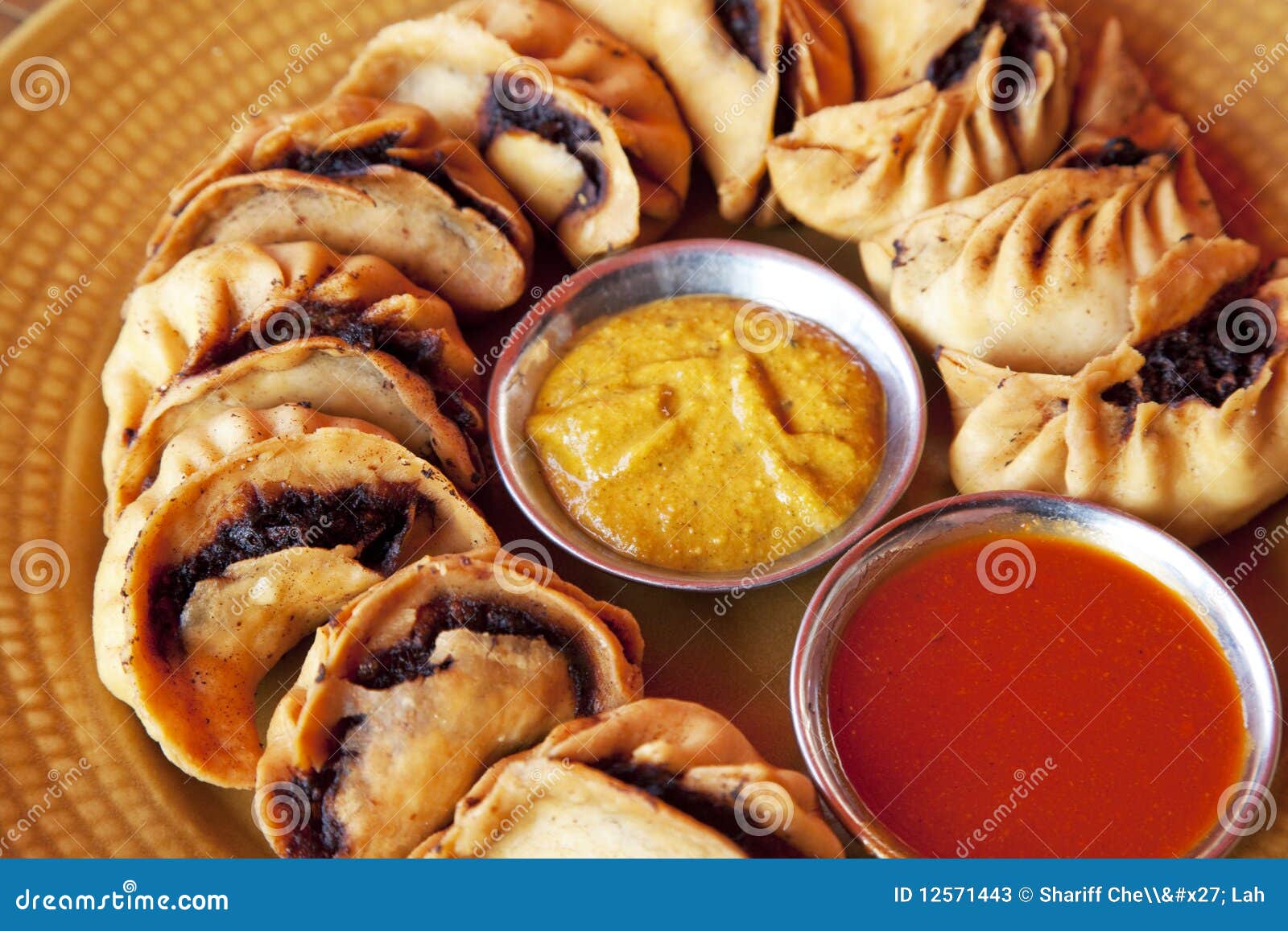 Nepalese Fried Momos stock image. Image of nepal, momos - 12571443