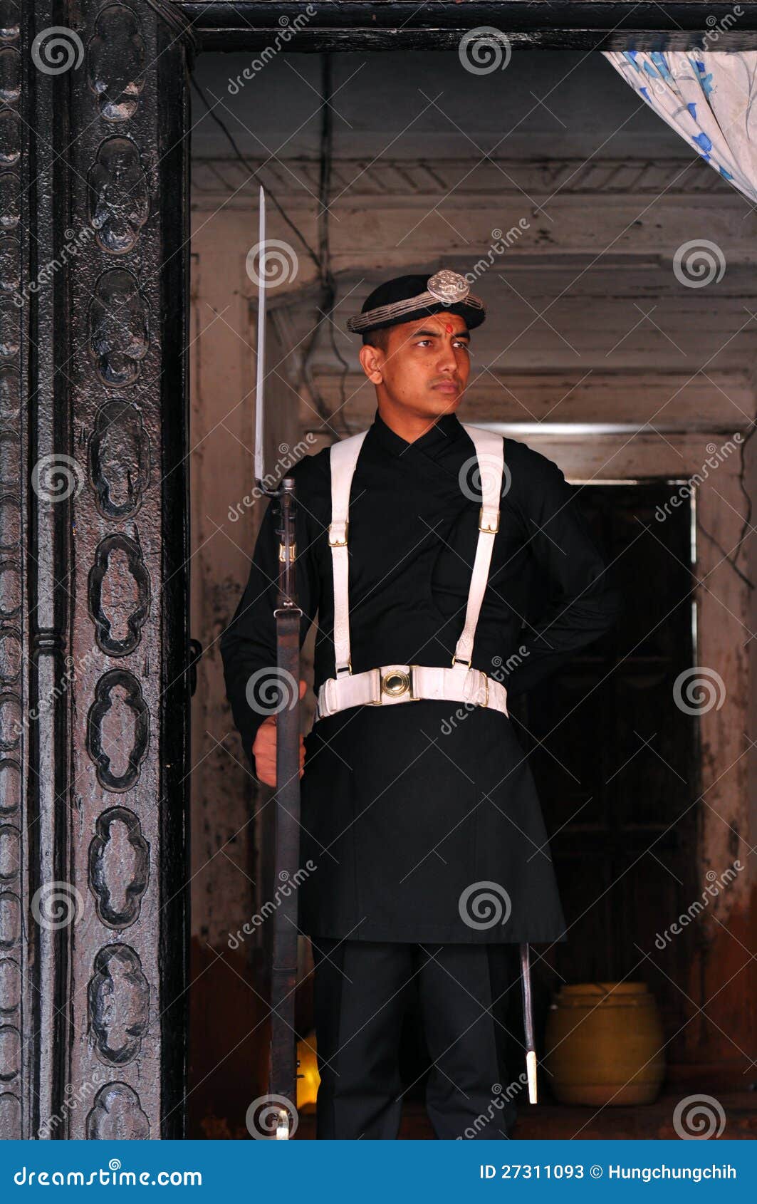 Nepalese Guard in Front of the Royal Palace Editorial Stock Photo - Image of king, male: 27311093