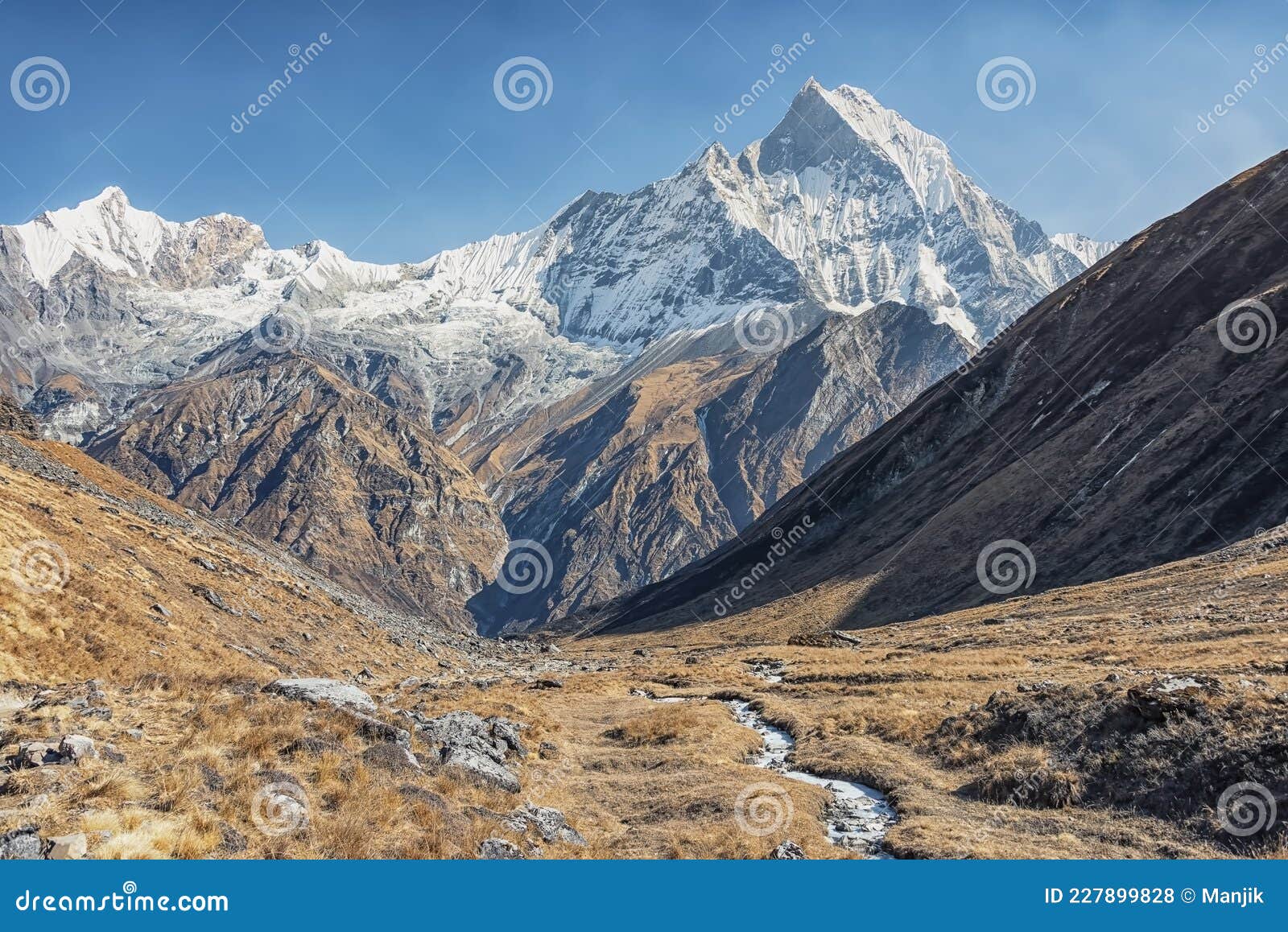 Nepalese Landscape in the Daytime Stock Photo - Image of camp, everest ...